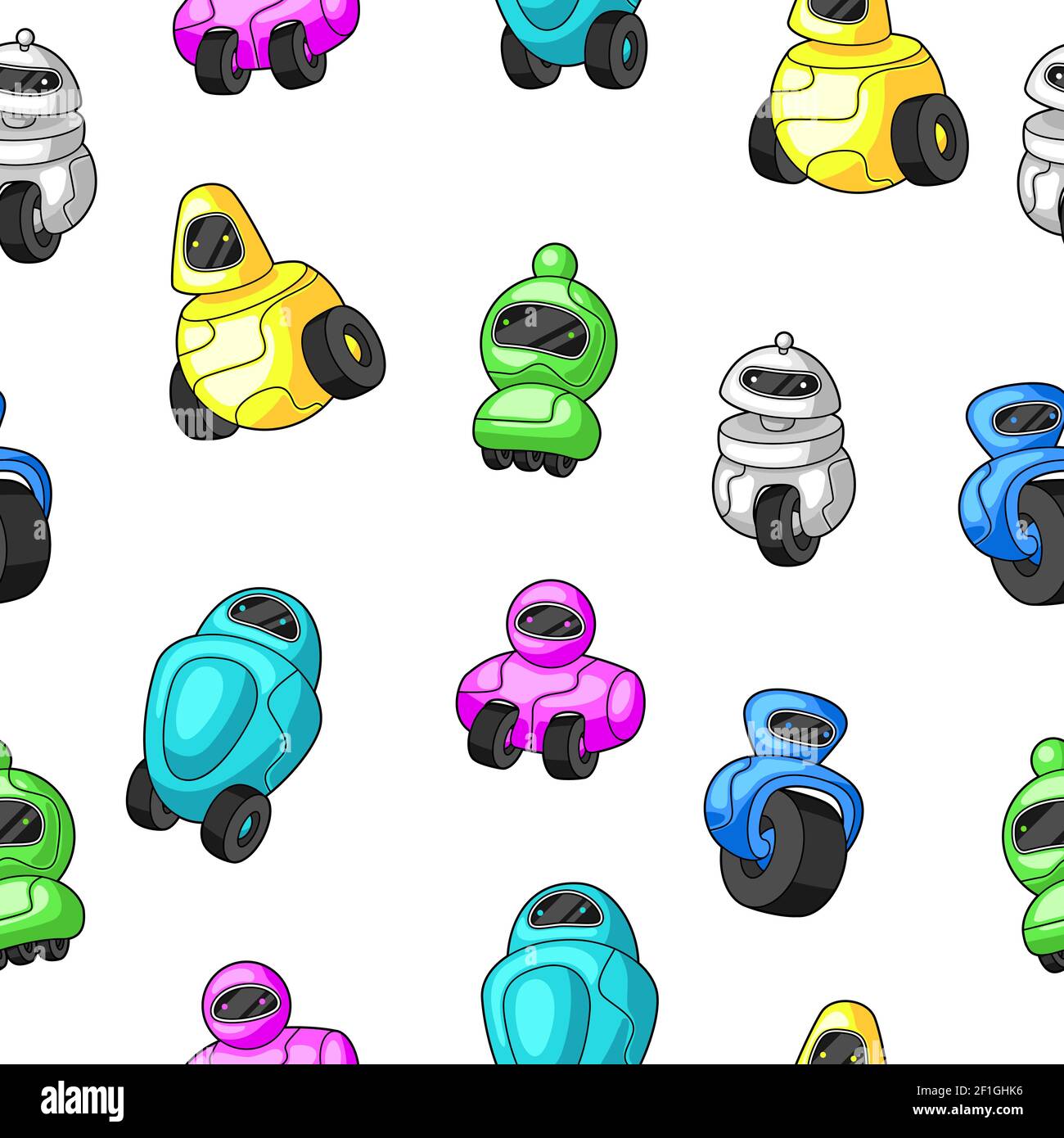 Robots blue and pink hi-res stock photography and images - Alamy