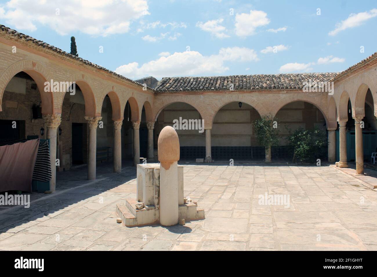 Courtyard (Sahn) Great Mosque Of Testour Stock Photo - Alamy