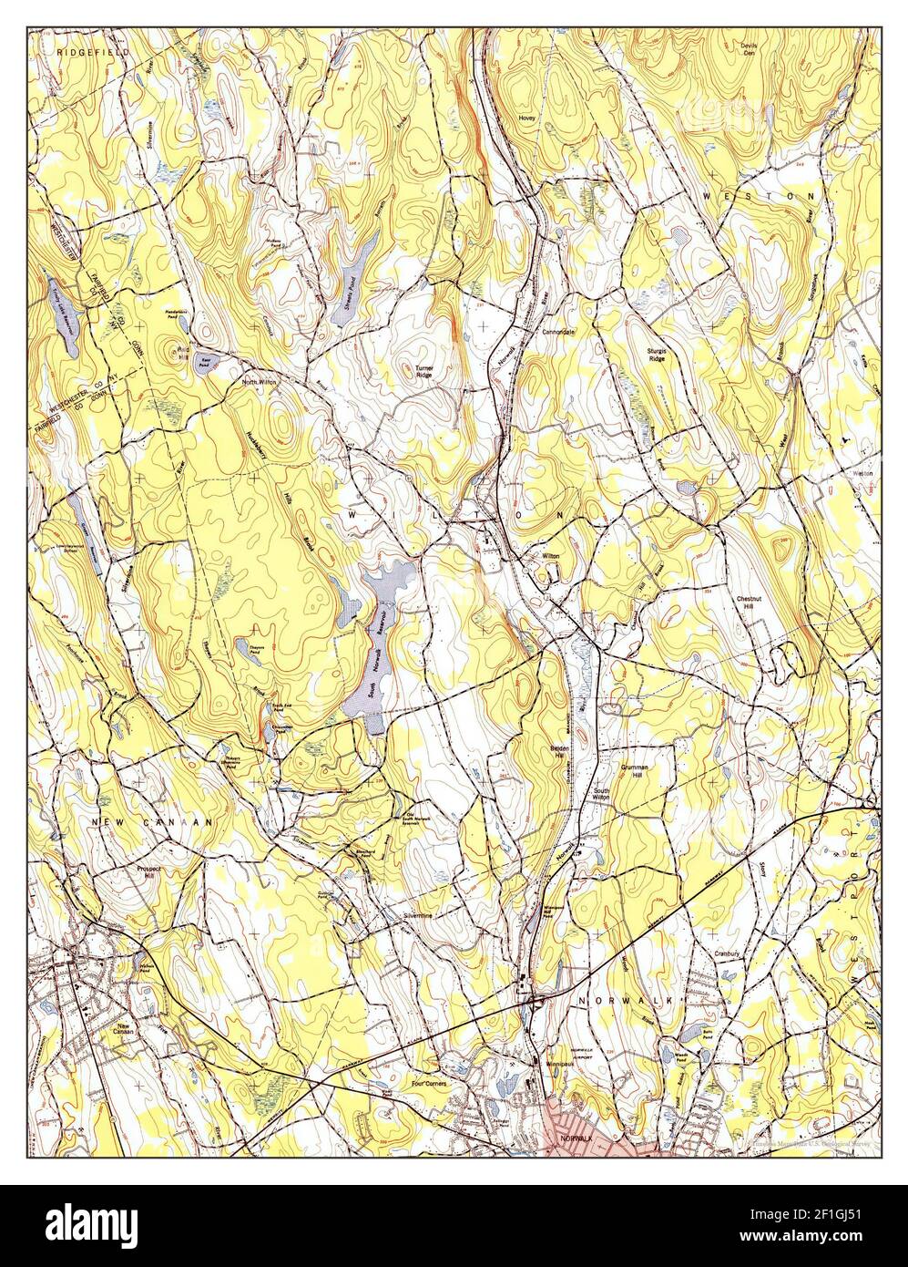 Map of norwalk Cut Out Stock Images & Pictures - Alamy