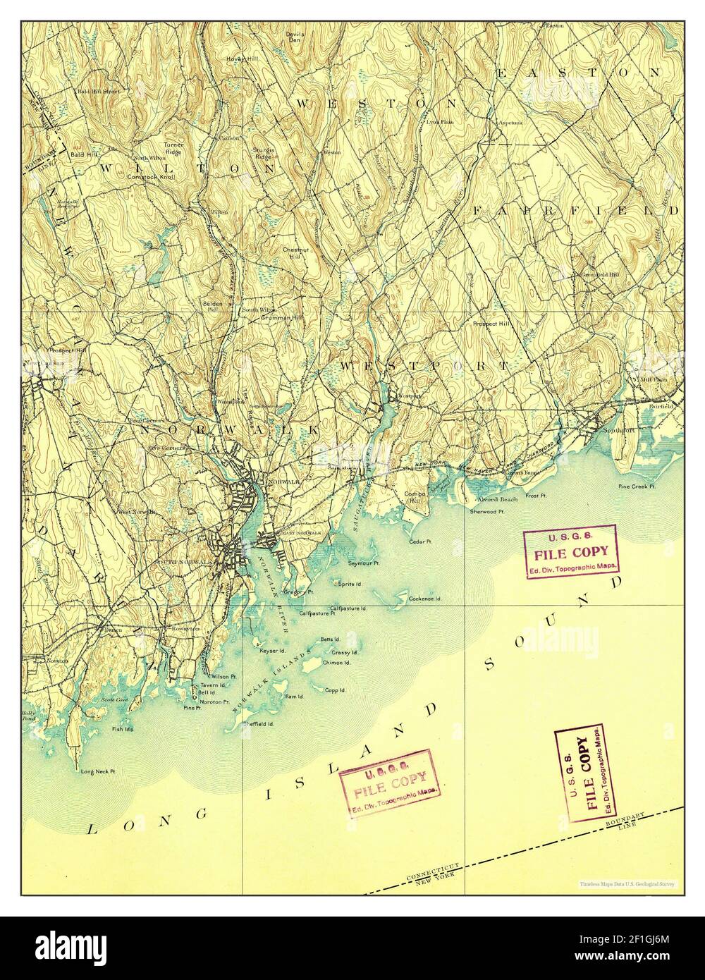 Map of norwalk hi-res stock photography and images - Alamy
