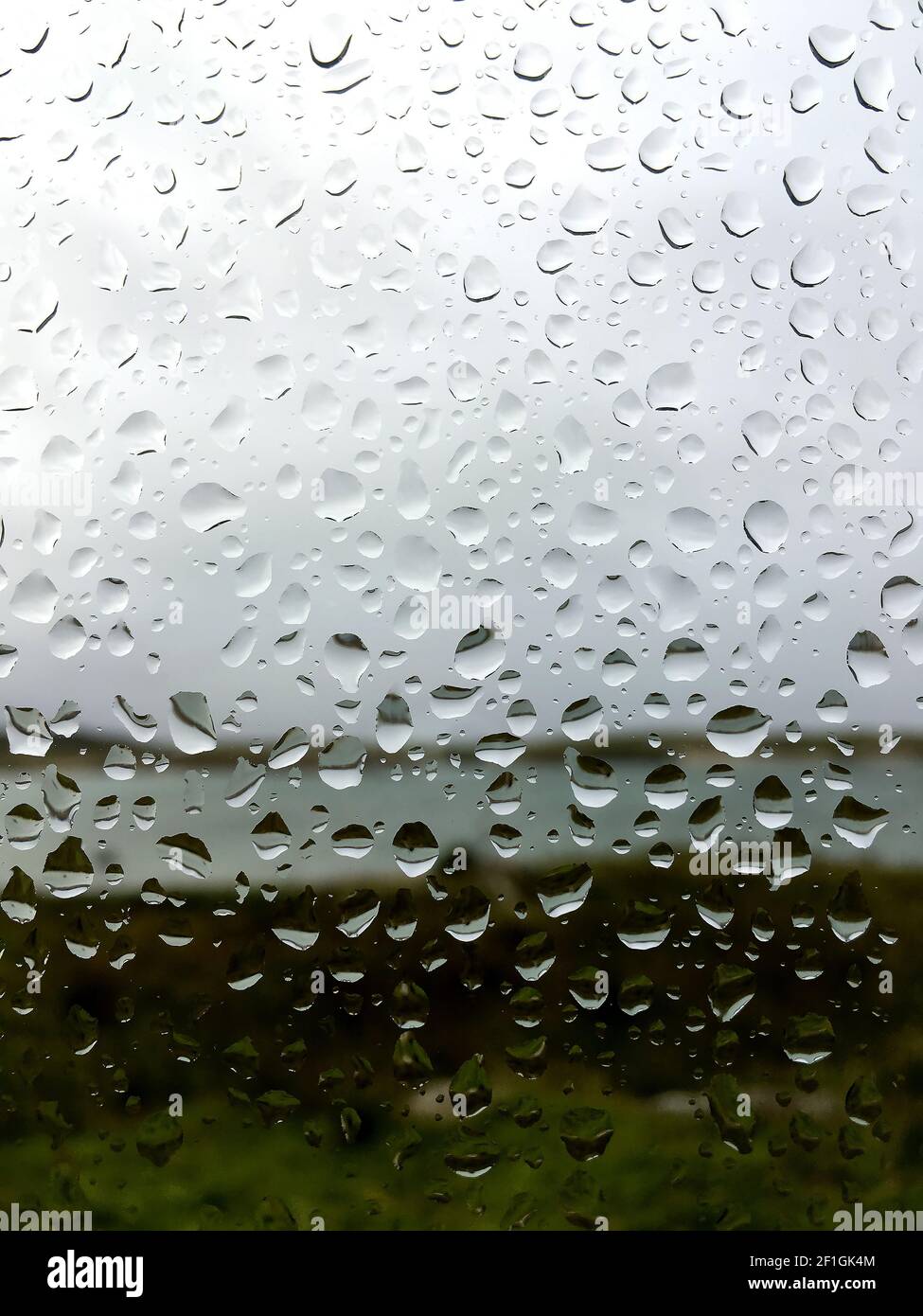Raindrops on Window Stock Photo - Alamy