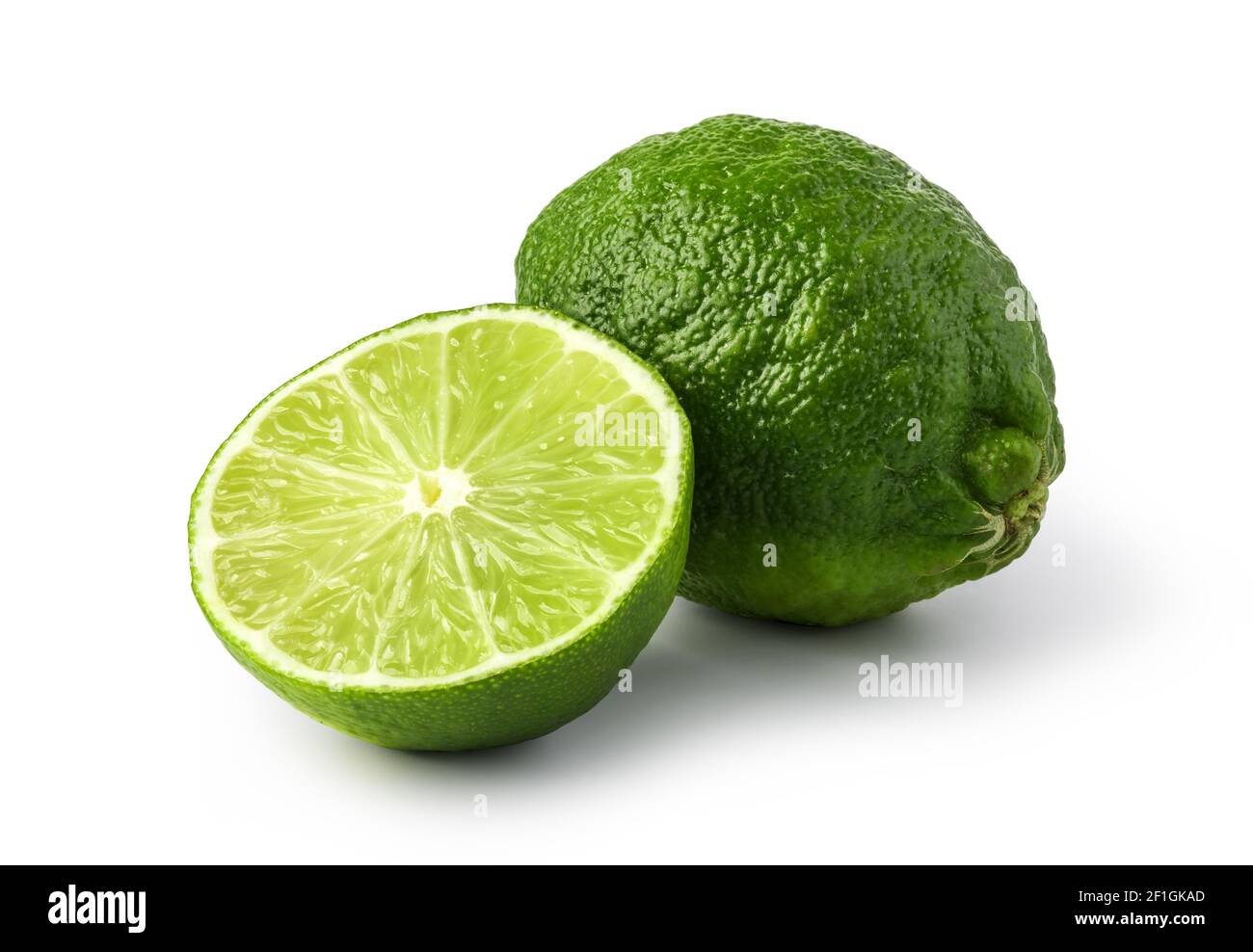 Limes half lime fruit hi-res stock photography and images - Alamy