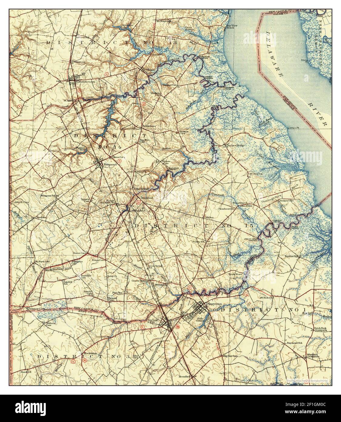 Smyrna map hi-res stock photography and images - Alamy