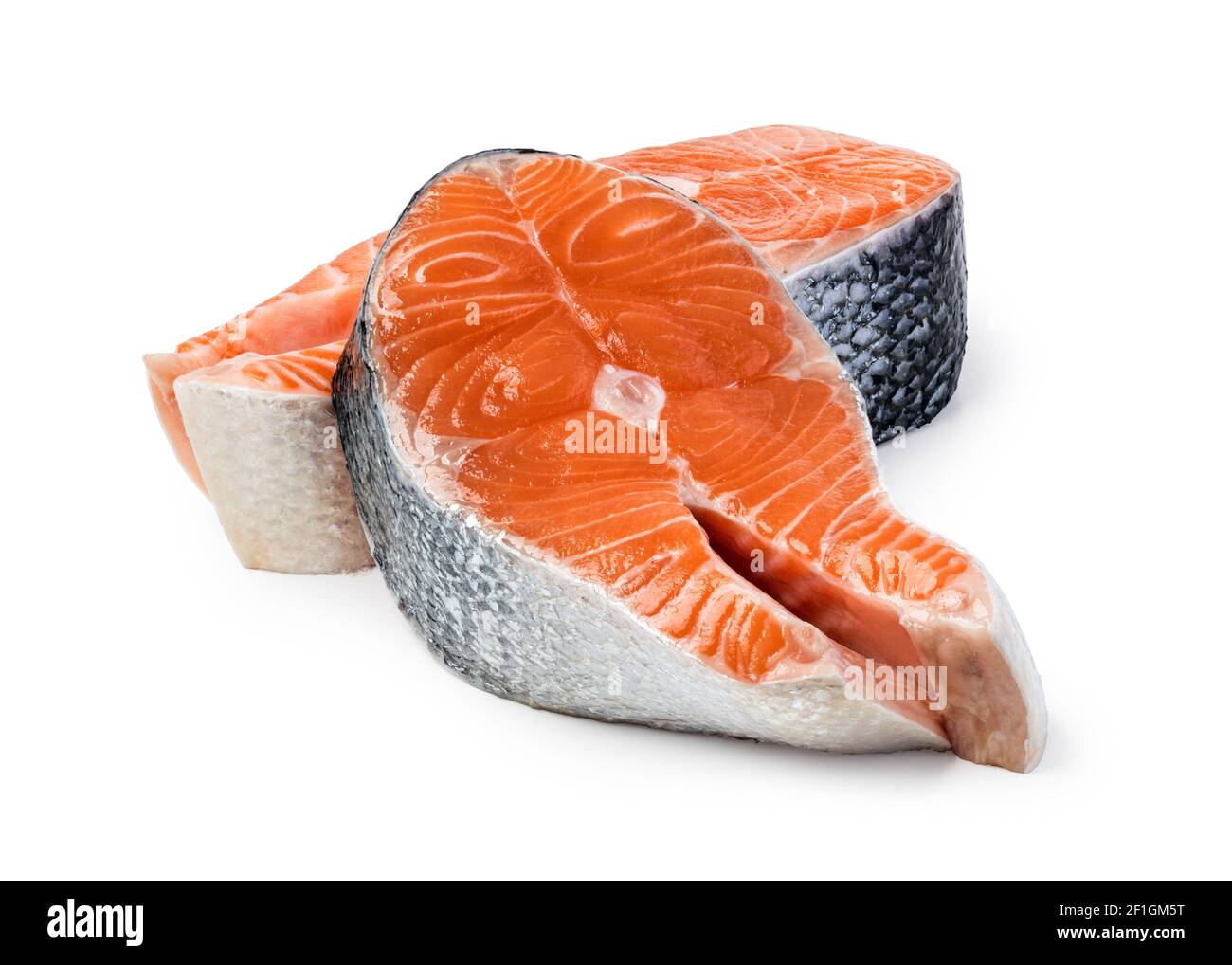 Slice of red fish salmon Stock Photo - Alamy