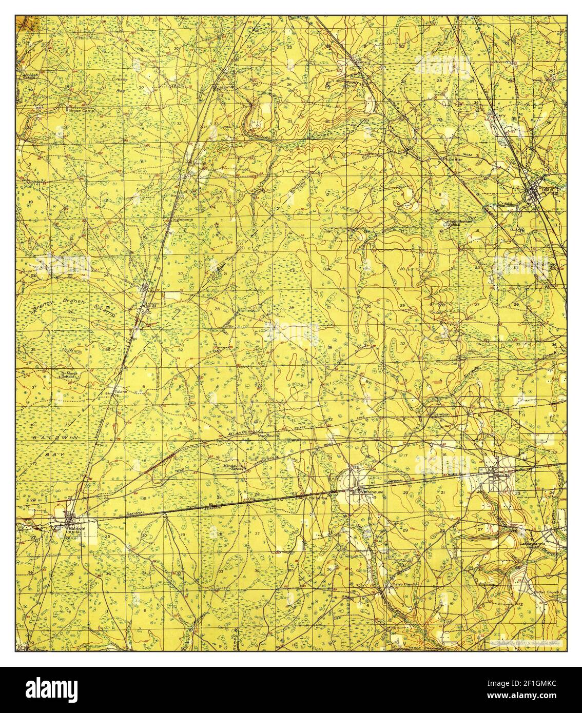 Cambon, Florida, map 1918, 1:62500, United States of America by ...