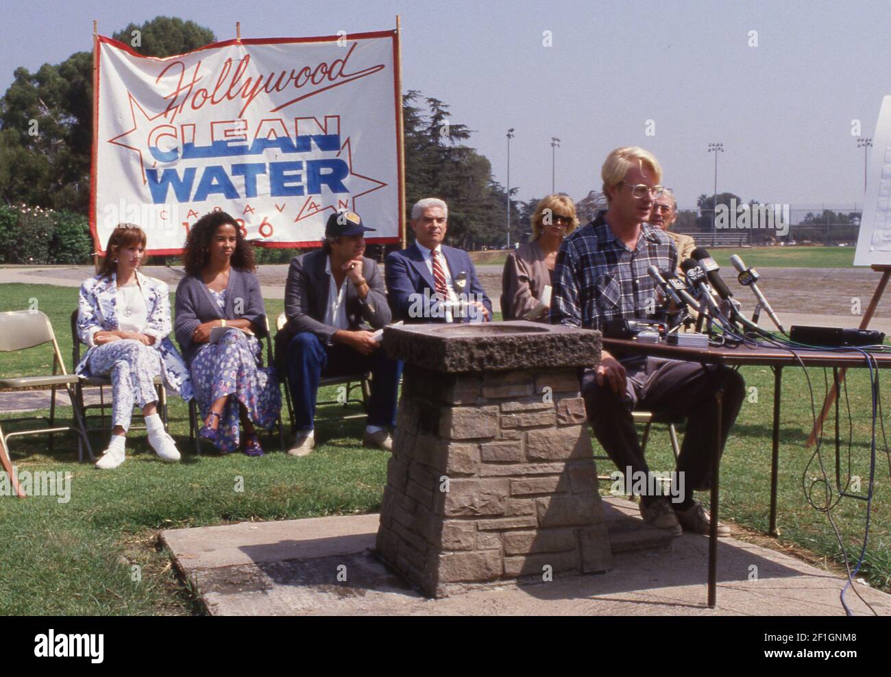 Ed Begley Jr at the Hollywood Clean Water Caravan California, 1986 ...
