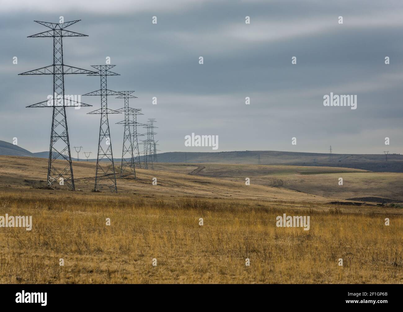 Transmission towers in rock hi-res stock photography and images - Alamy
