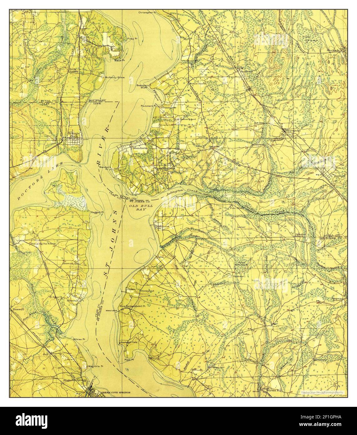 Orange county florida map hi-res stock photography and images - Alamy