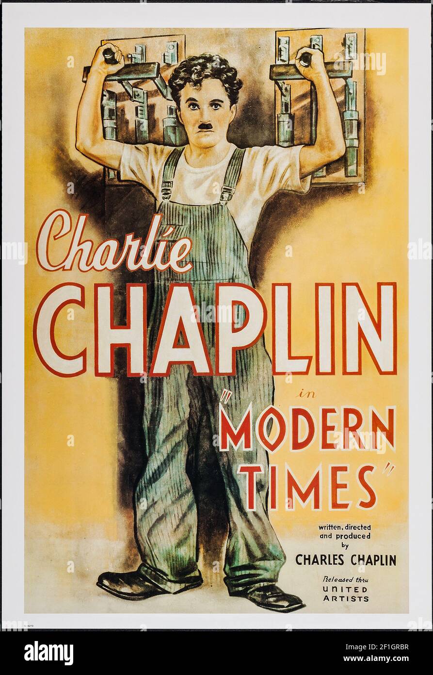 Charlie chaplin modern times hi-res stock photography and images - Alamy