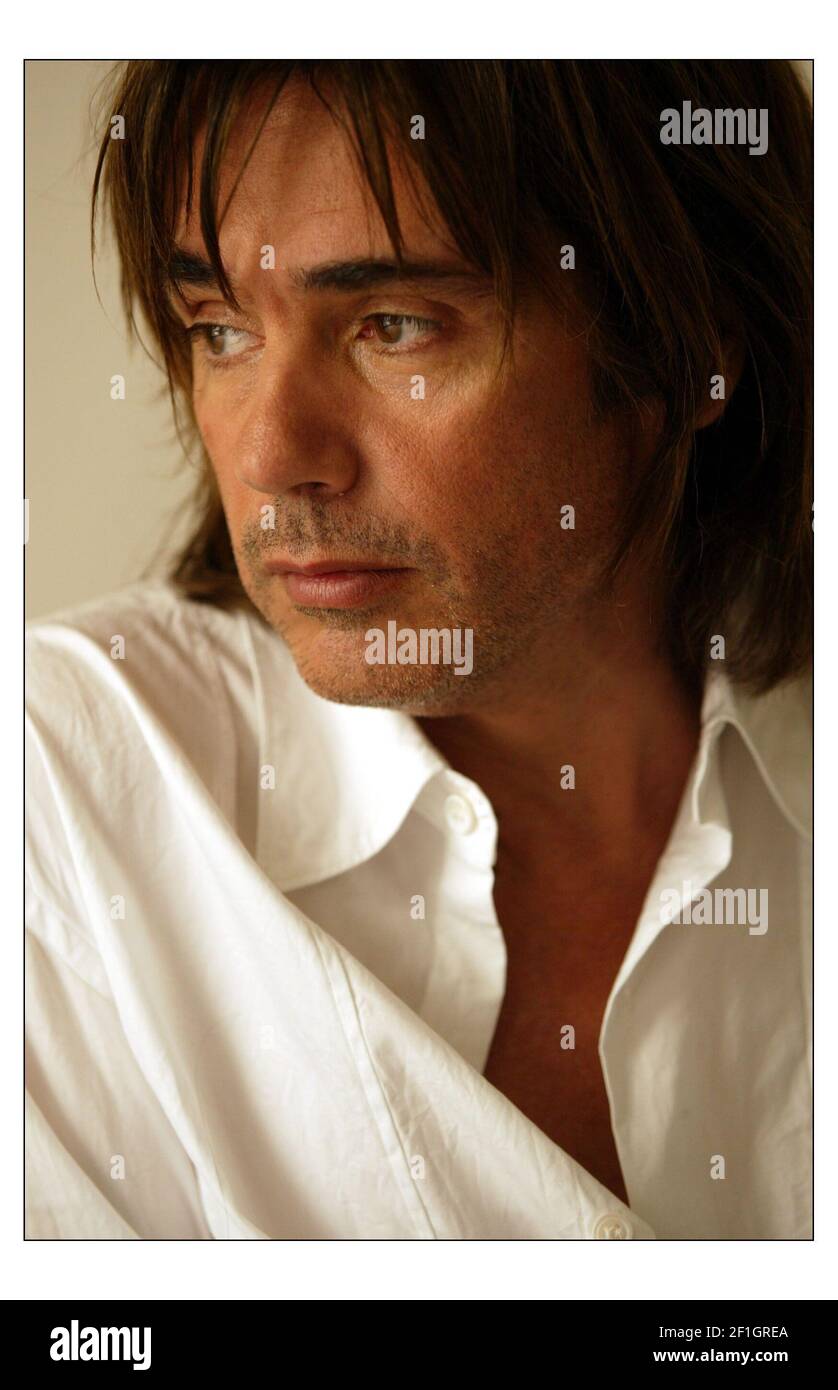 Jean Michel Jarre in his Paris Flat.pic David Sandison 17/8/2004 Stock ...