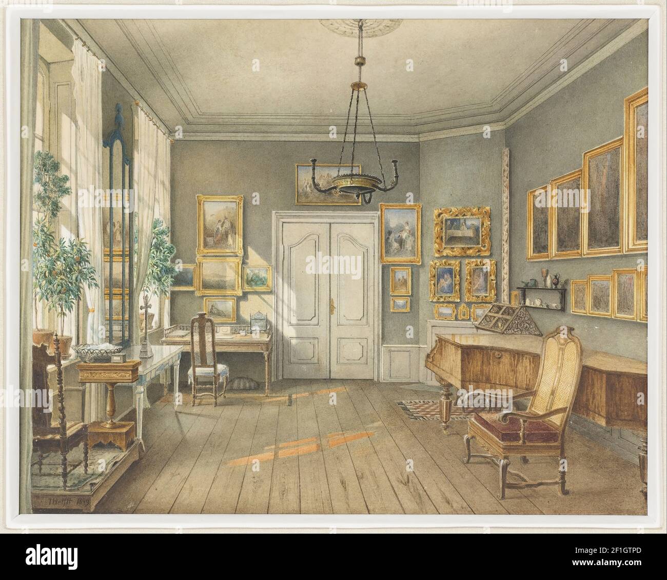 Fanny mendelssohn and wilhelm hensel hi-res stock photography and ...