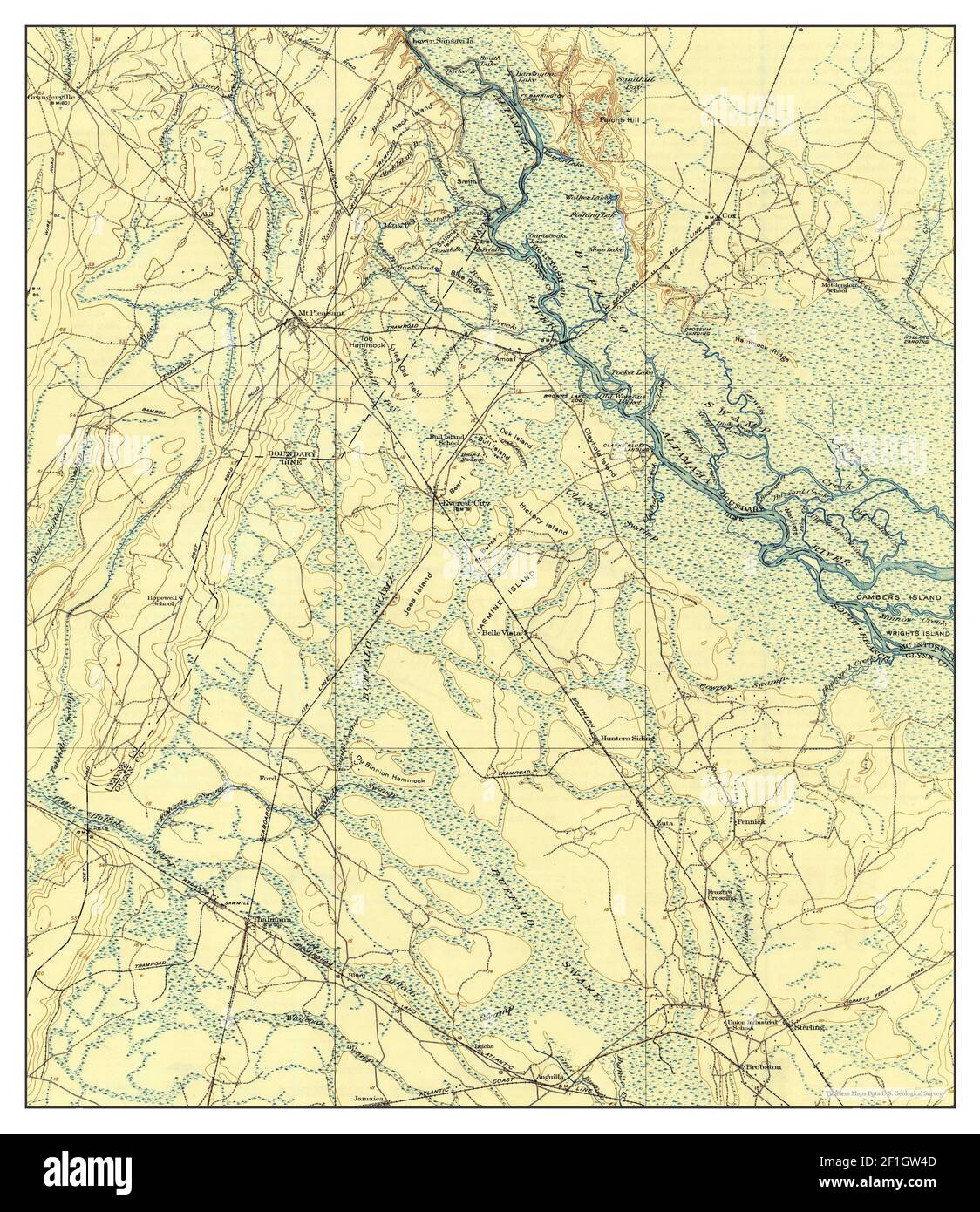 Map of everett Cut Out Stock Images & Pictures - Alamy