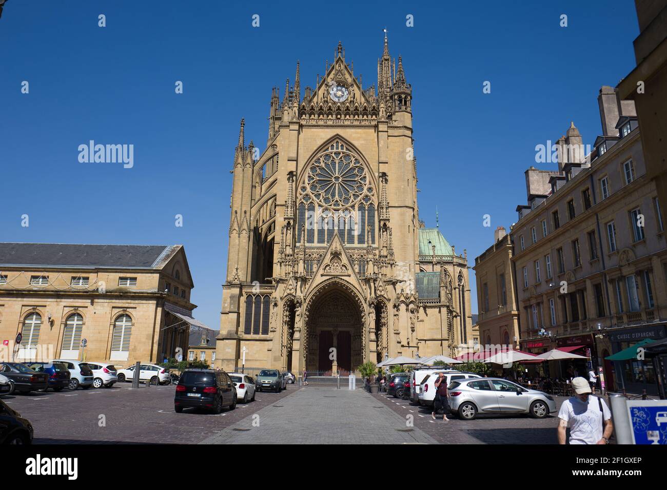 The Cathedral of Saint Stephen of Metz, France, (Cathédrale Saint ...