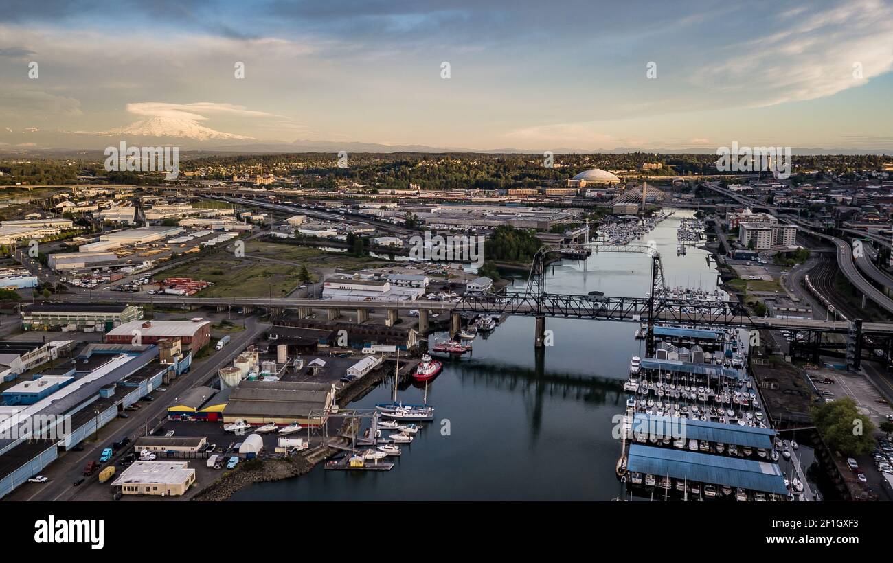 Tacoma tide flats hi-res stock photography and images - Alamy