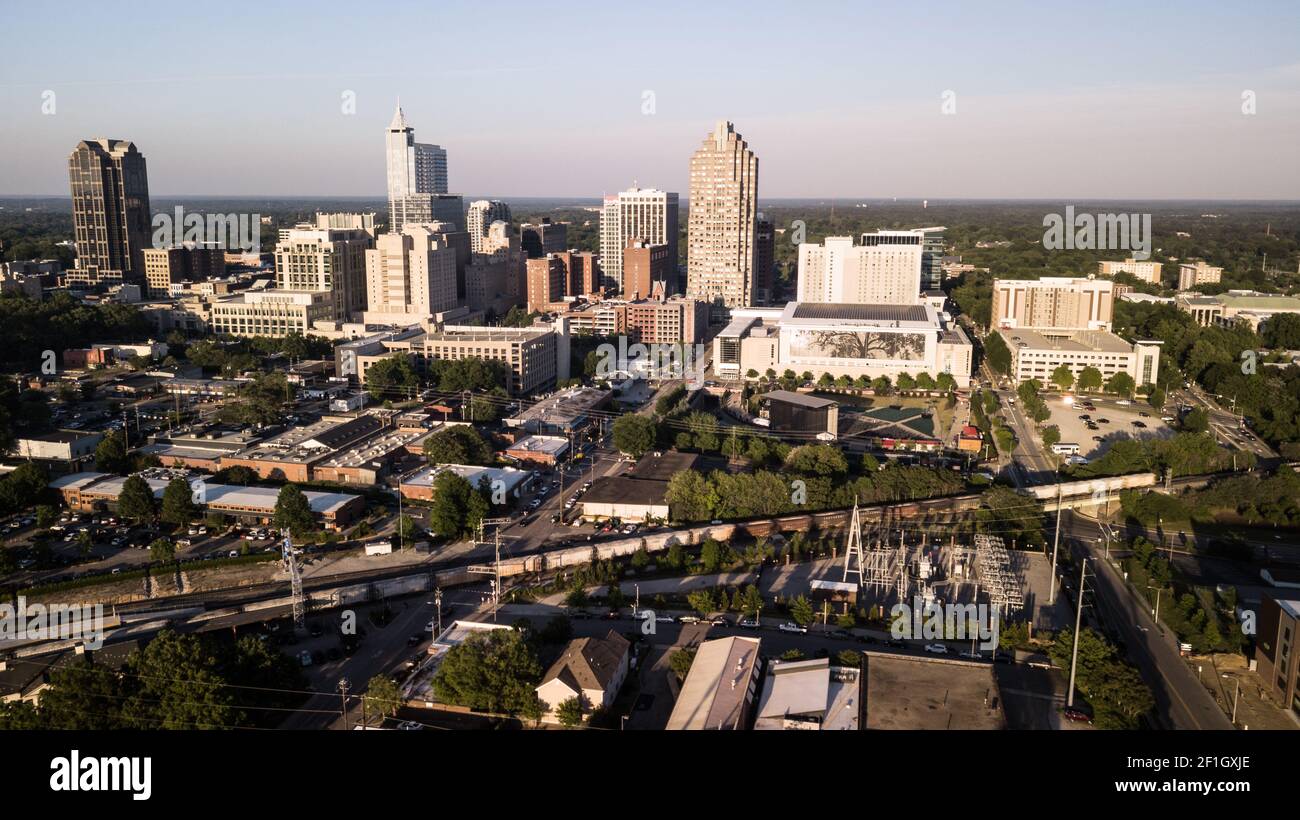 Raleigh downtown landscape hi-res stock photography and images - Alamy