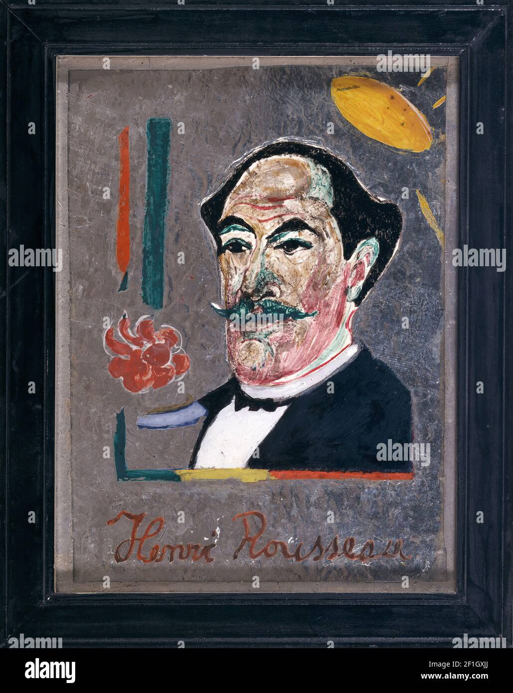 Franz Marc - Portrait of Henri Rousseau Stock Photo - Alamy
