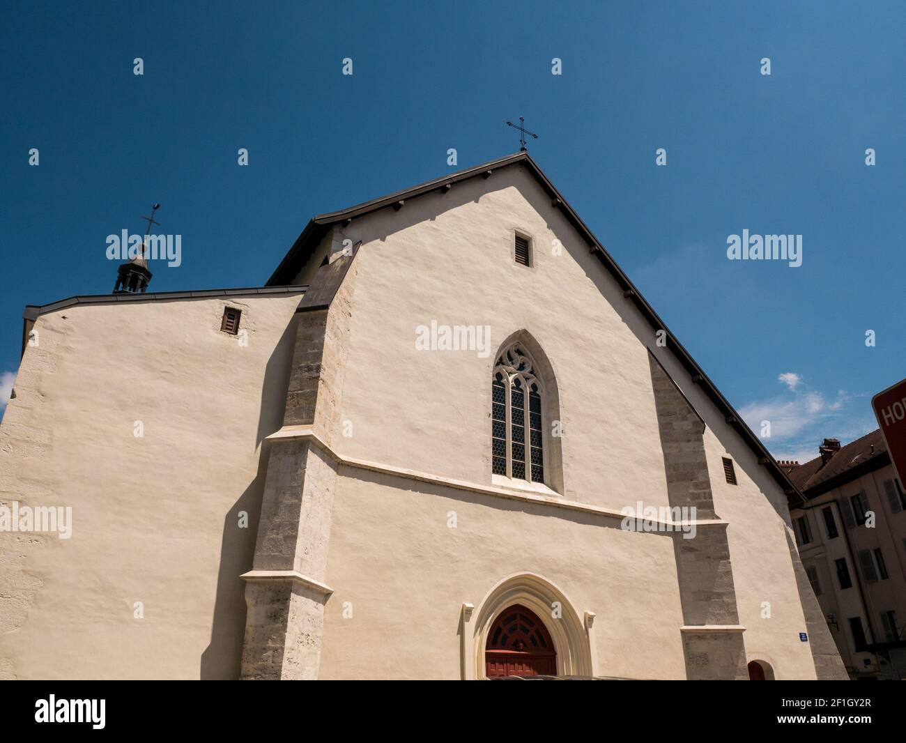 Facade behind the church in Annecy France Stock Photo - Alamy