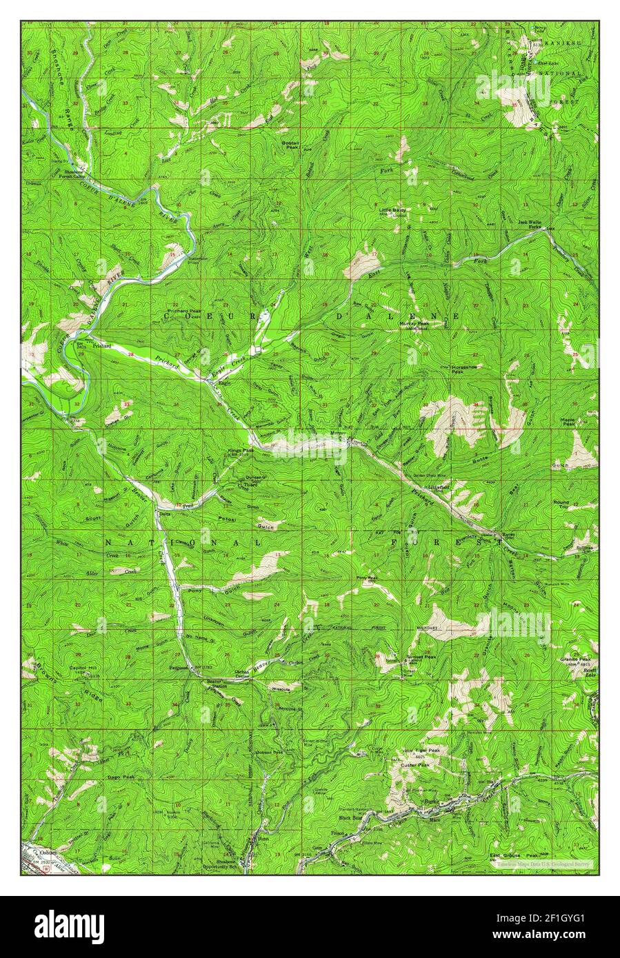 Burke map Cut Out Stock Images & Pictures - Alamy