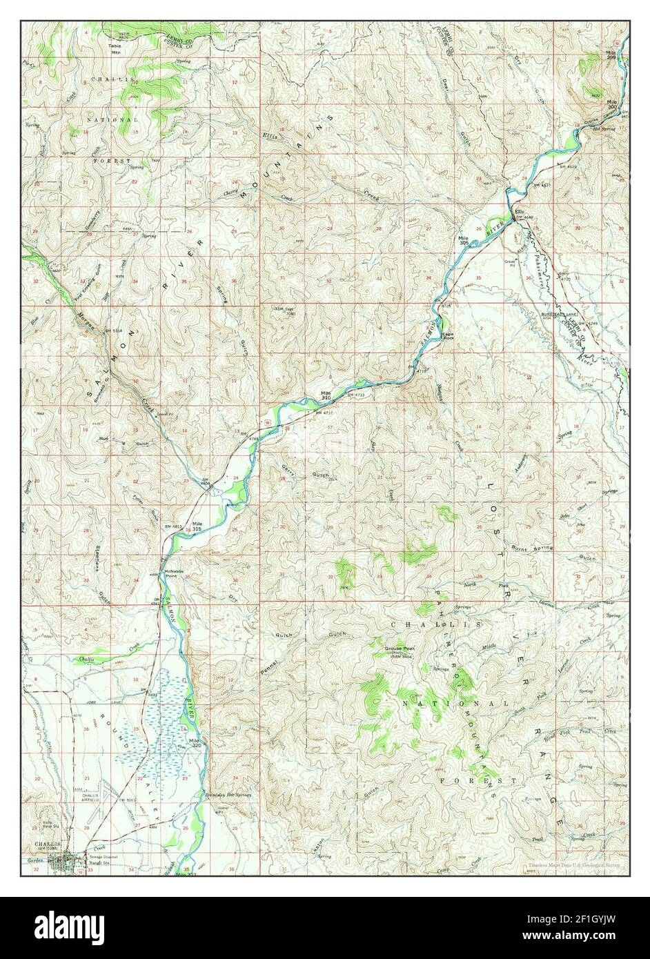 Map Of Challis High Resolution Stock Photography and Images - Alamy