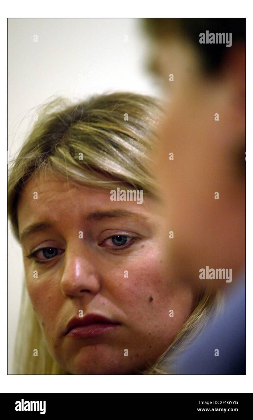 Samantha Roberts at press conf after meeting with Geoff Hoonpic David ...