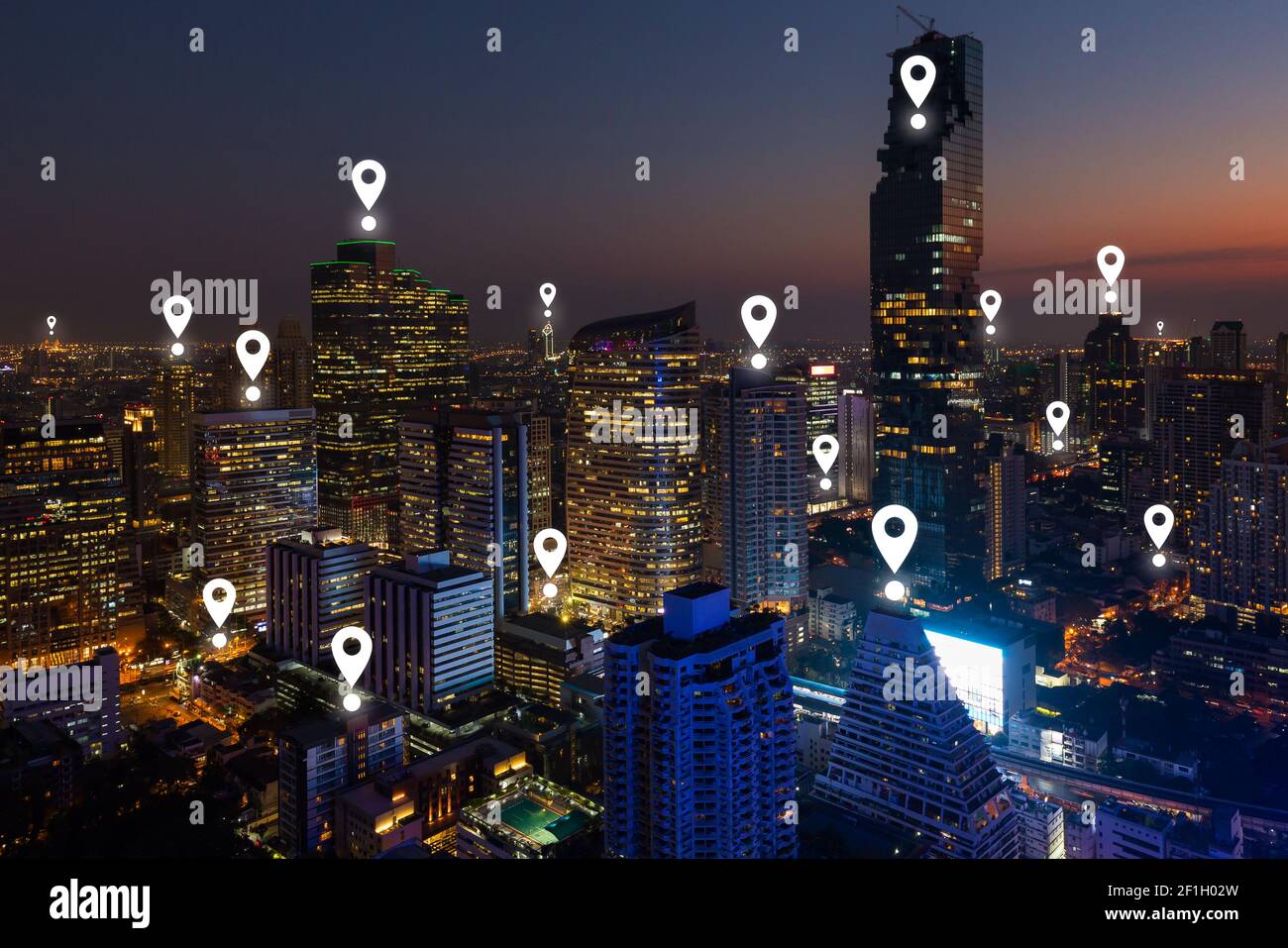 Bangkok City Map High Resolution Stock Photography and Images - Alamy
