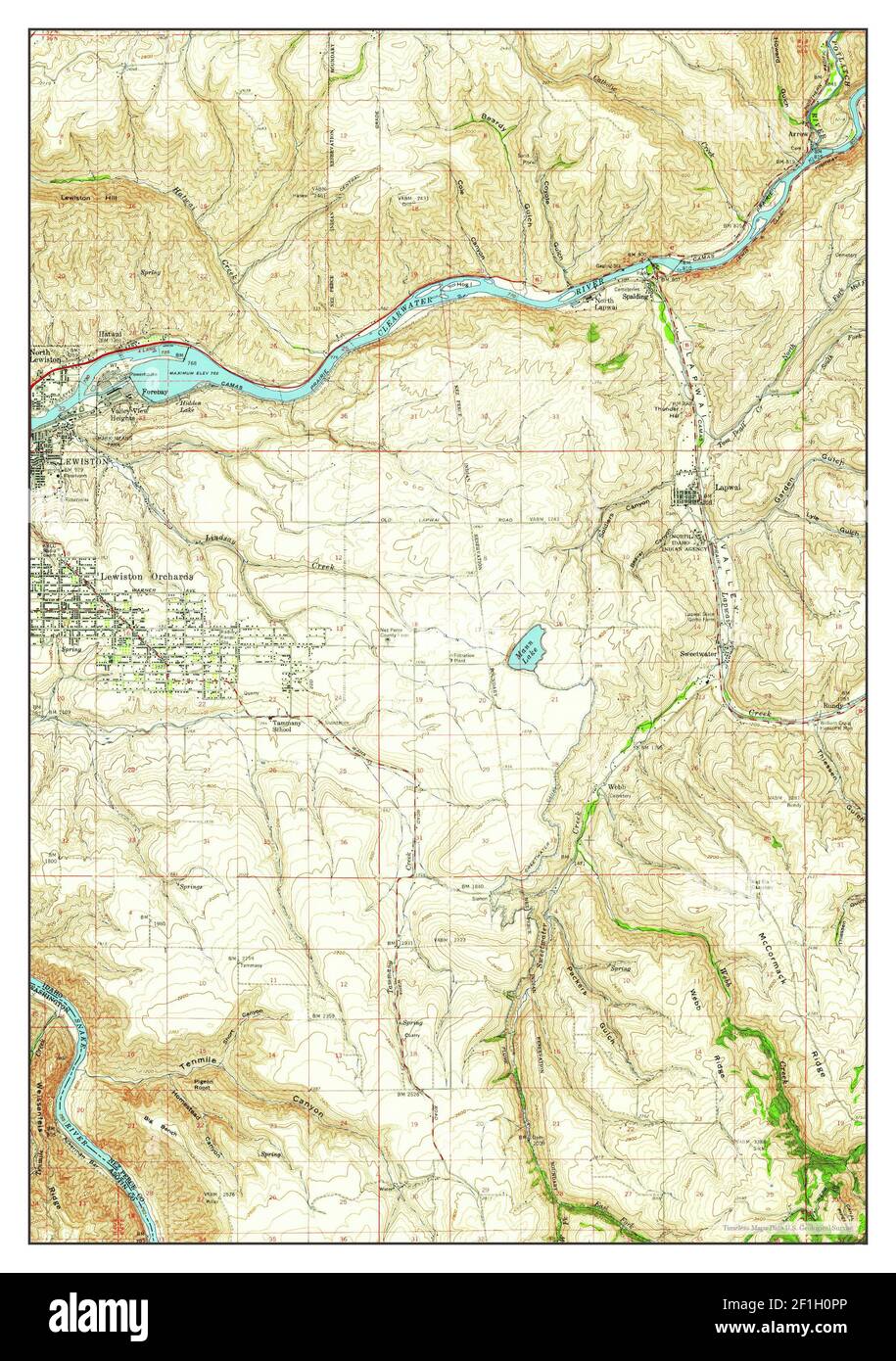 Map of orchards Cut Out Stock Images & Pictures - Alamy