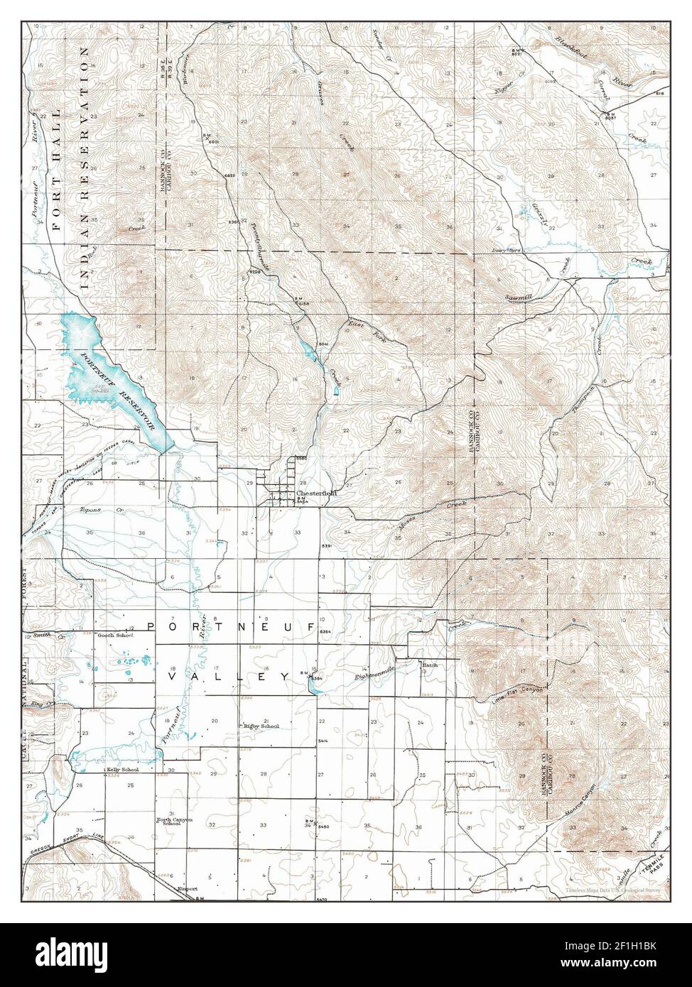 Map of portneuf hi-res stock photography and images - Alamy