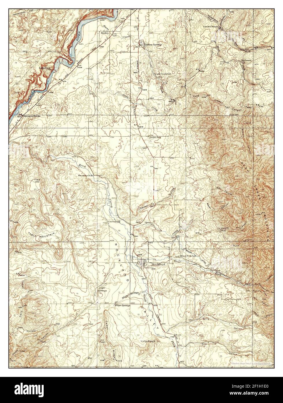 Map of rockland Cut Out Stock Images & Pictures - Alamy