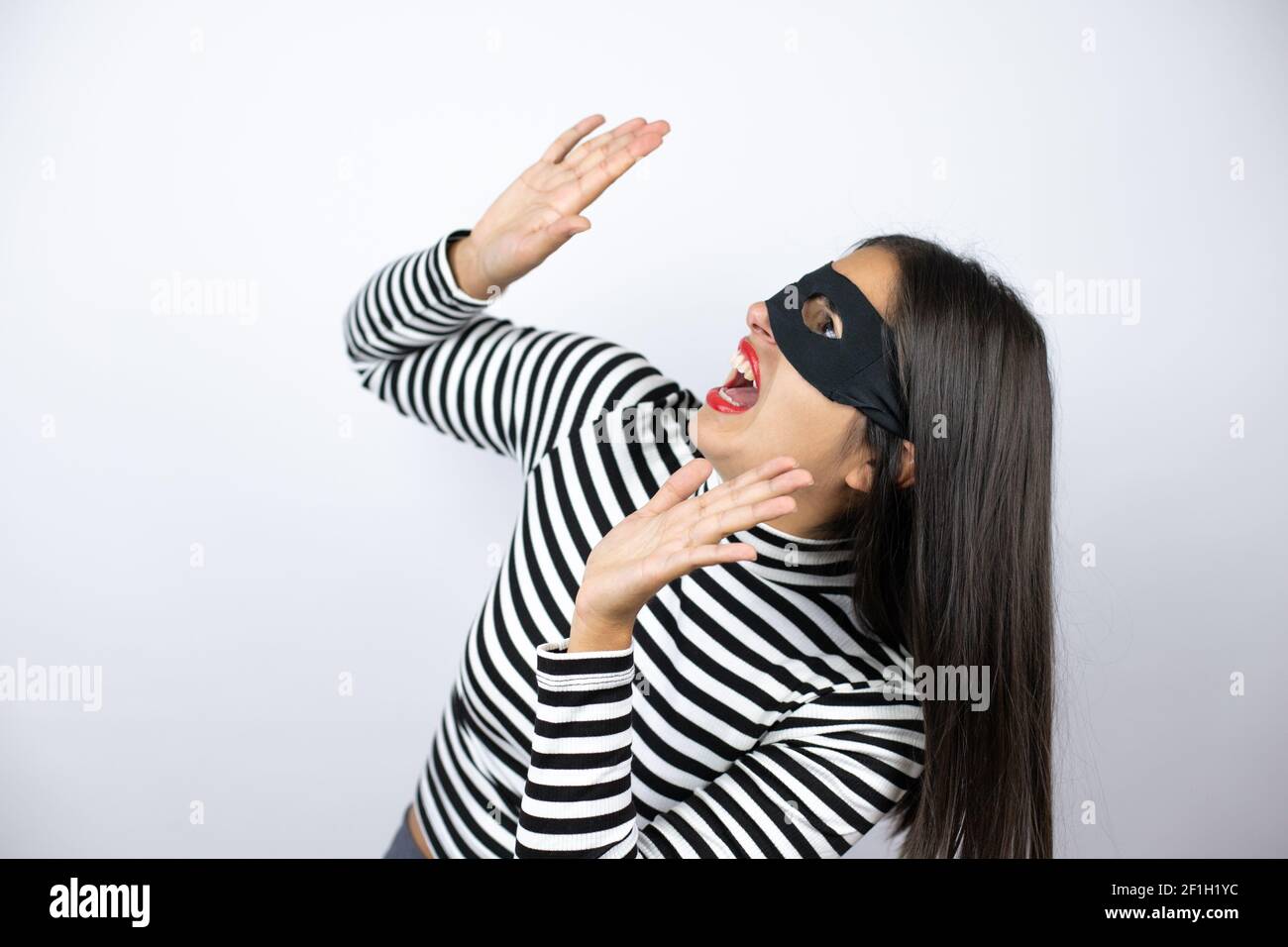 Girl falling ladder hi-res stock photography and images - Alamy