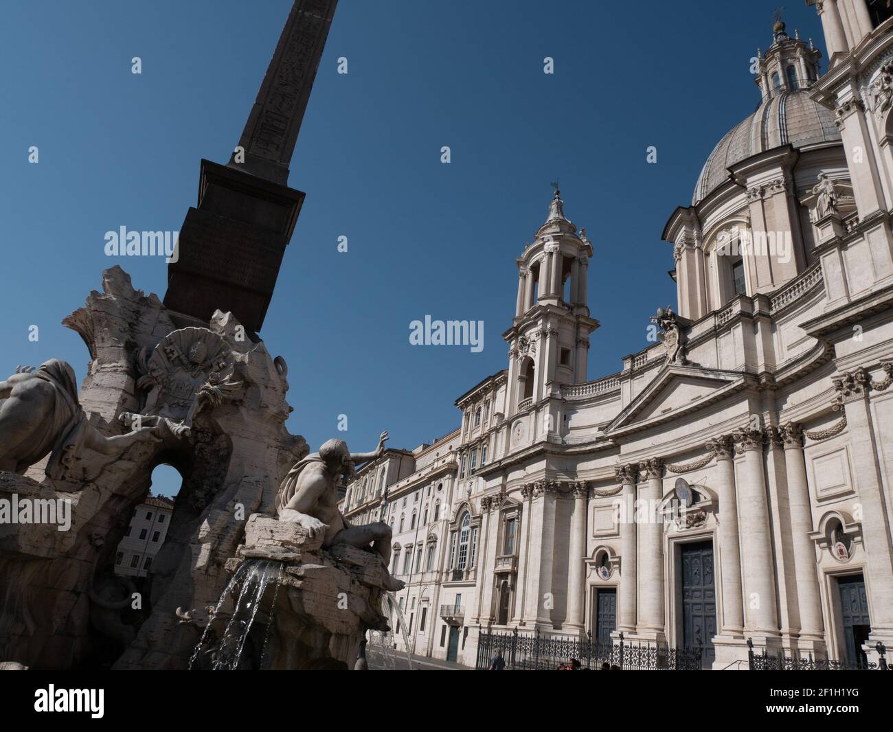 Gian Lorenzo Bernini, Piazza Navona, Fountain of the Four Rivers, the ...