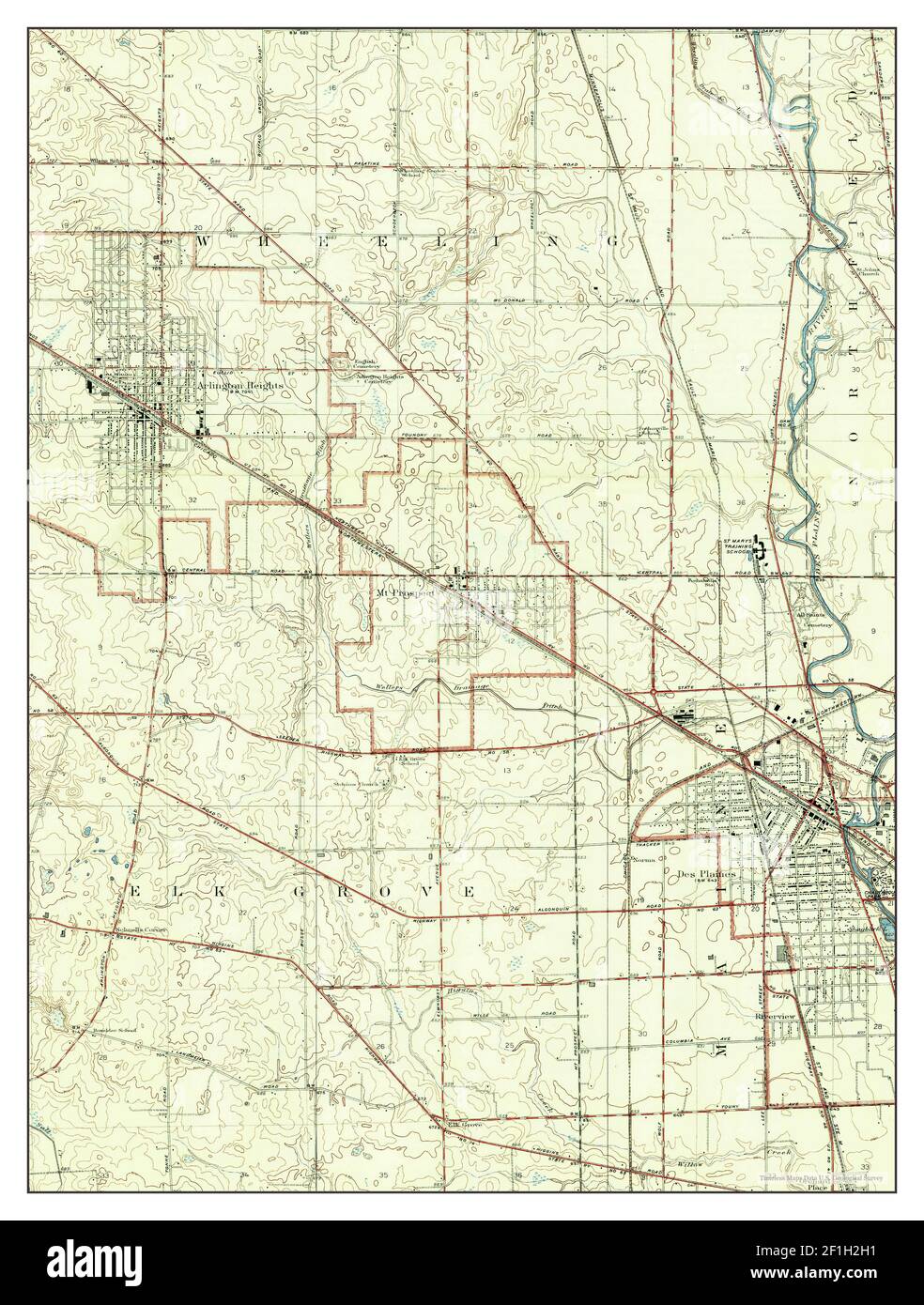 Arlington Heights Map