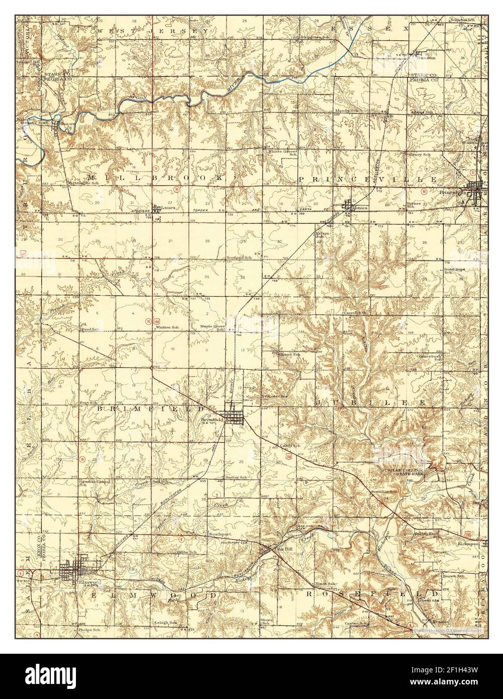 Map Of Elmwood High Resolution Stock Photography and Images - Alamy