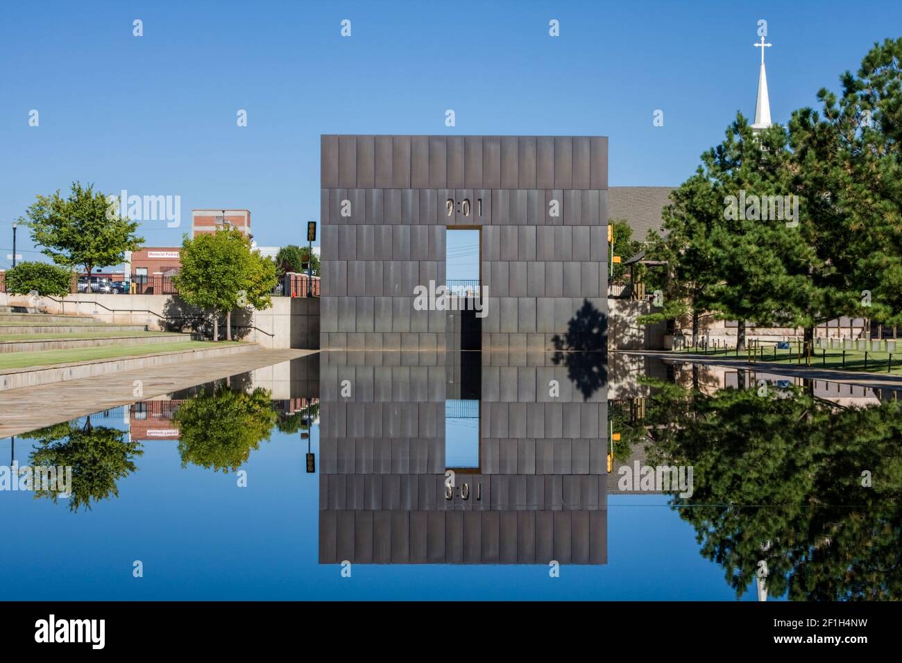 Oklahoma City, Oklahoma, USA. National Memorial Gate Stock Photo - Alamy