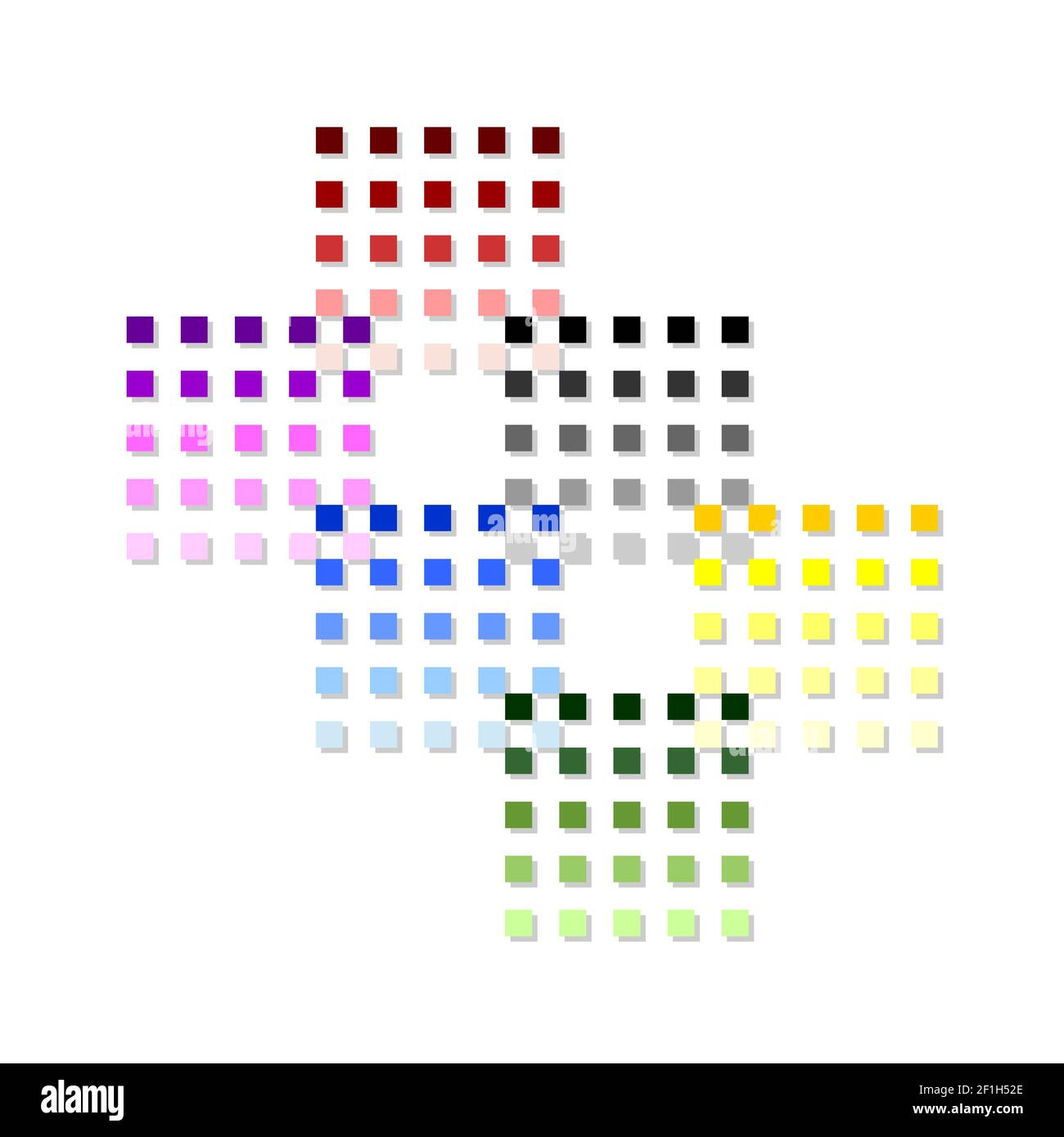 Pixels effect hi-res stock photography and images - Alamy