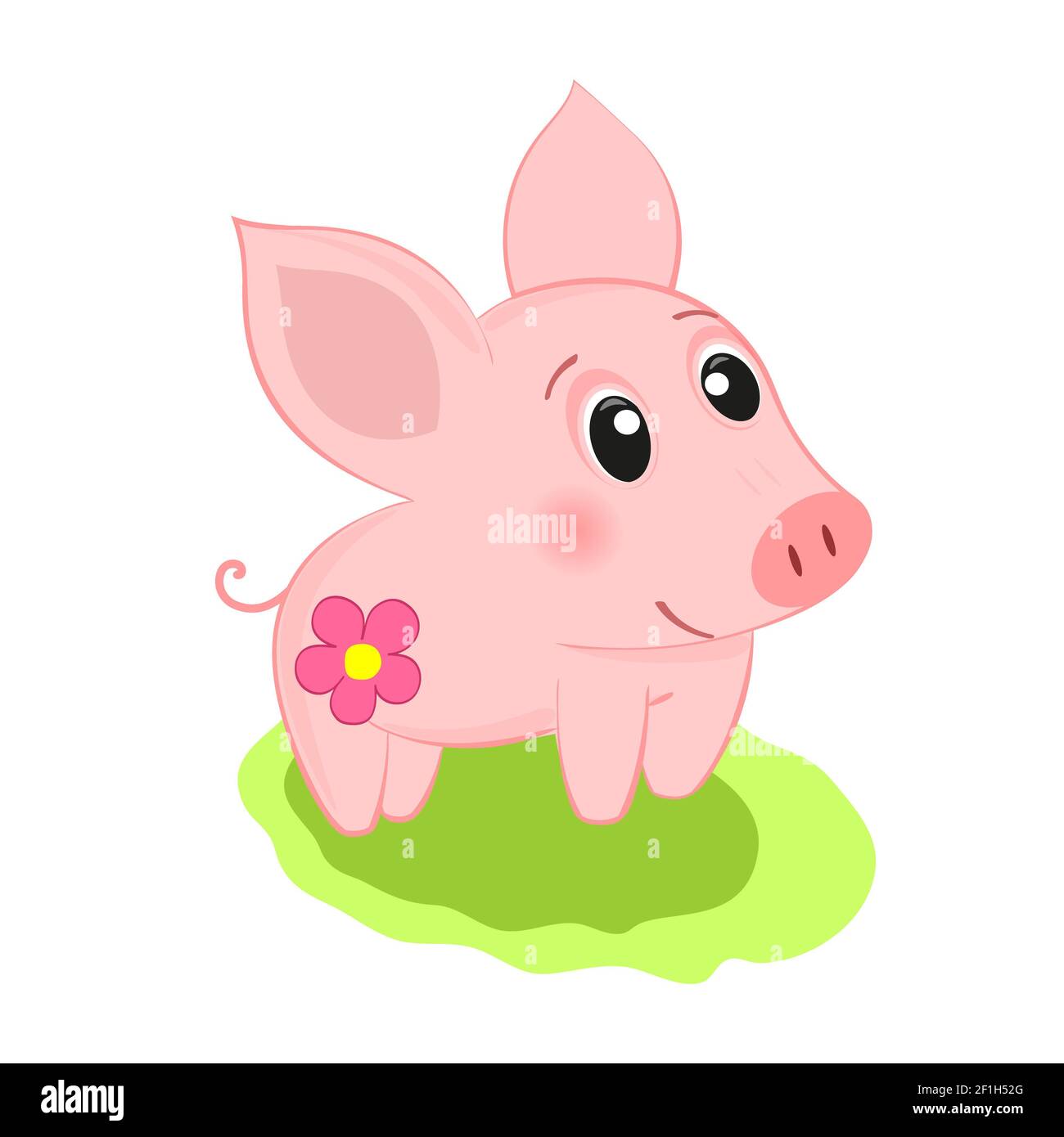Cute cartoon smiling flower hi-res stock photography and images - Alamy
