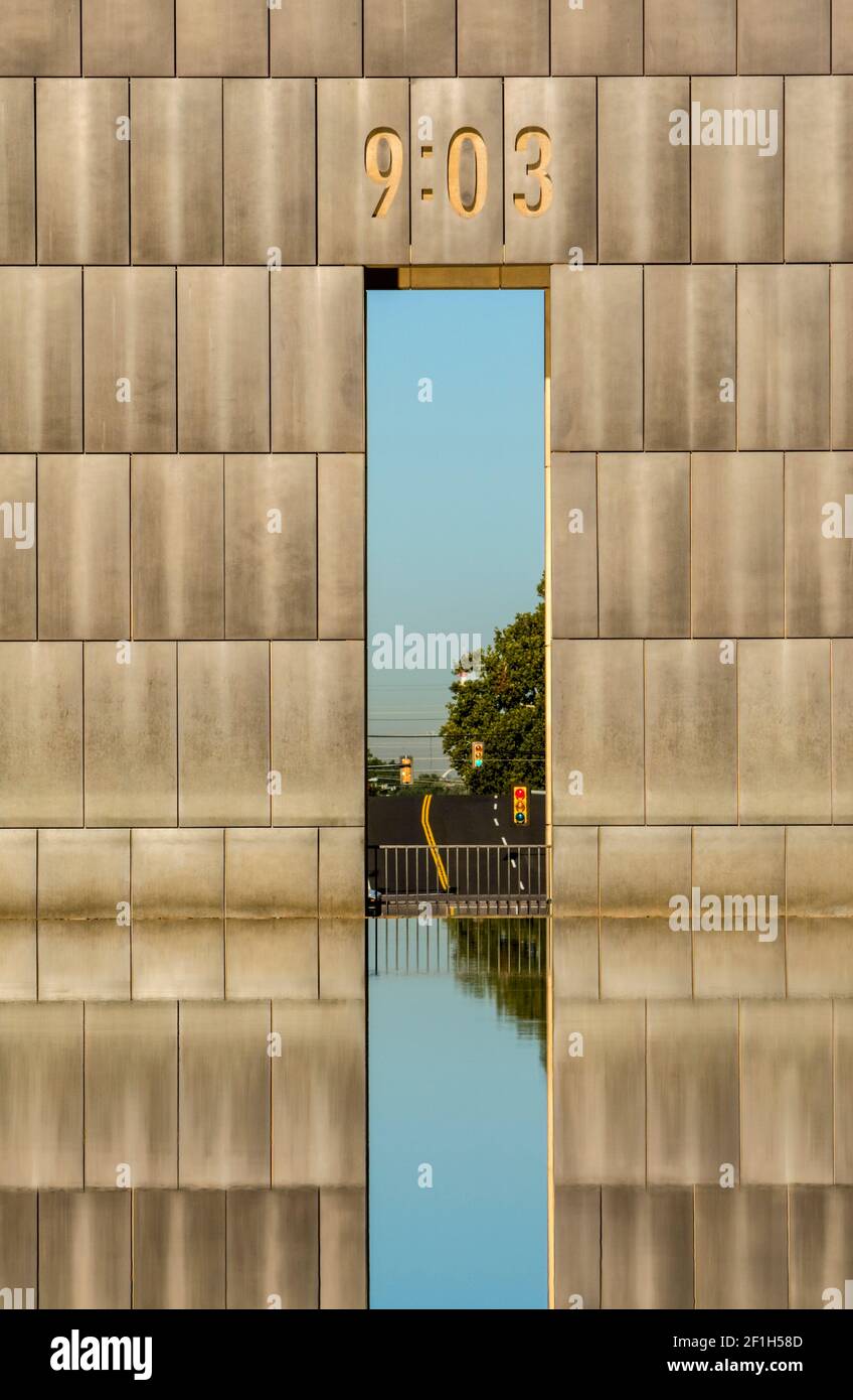 Oklahoma City, Oklahoma, USA. National Memorial Gate Stock Photo - Alamy