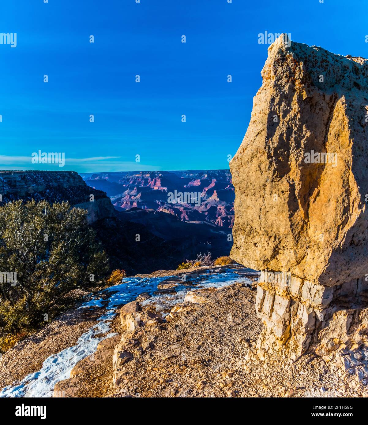 Shoshone Point On The South Rim, Grand Canyon National Park, Arizona, USA Stock Photo - Alamy