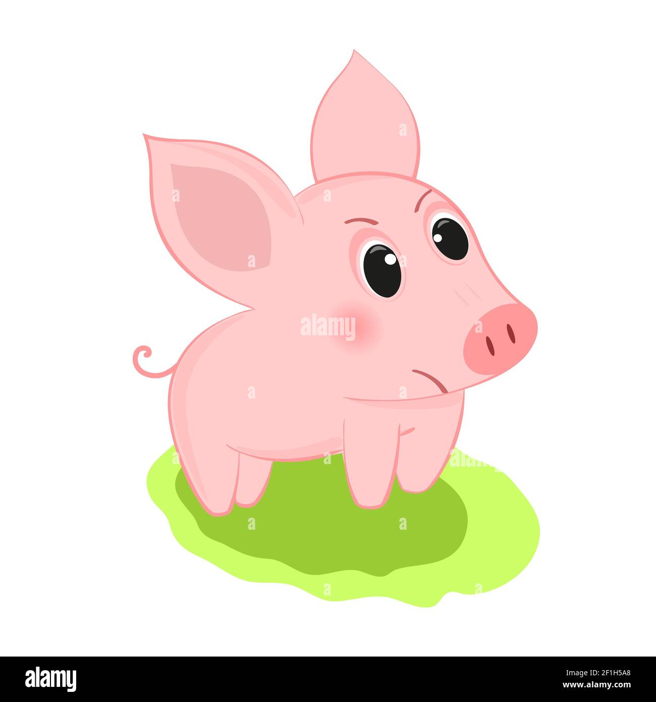 Pink Pig Cartoon