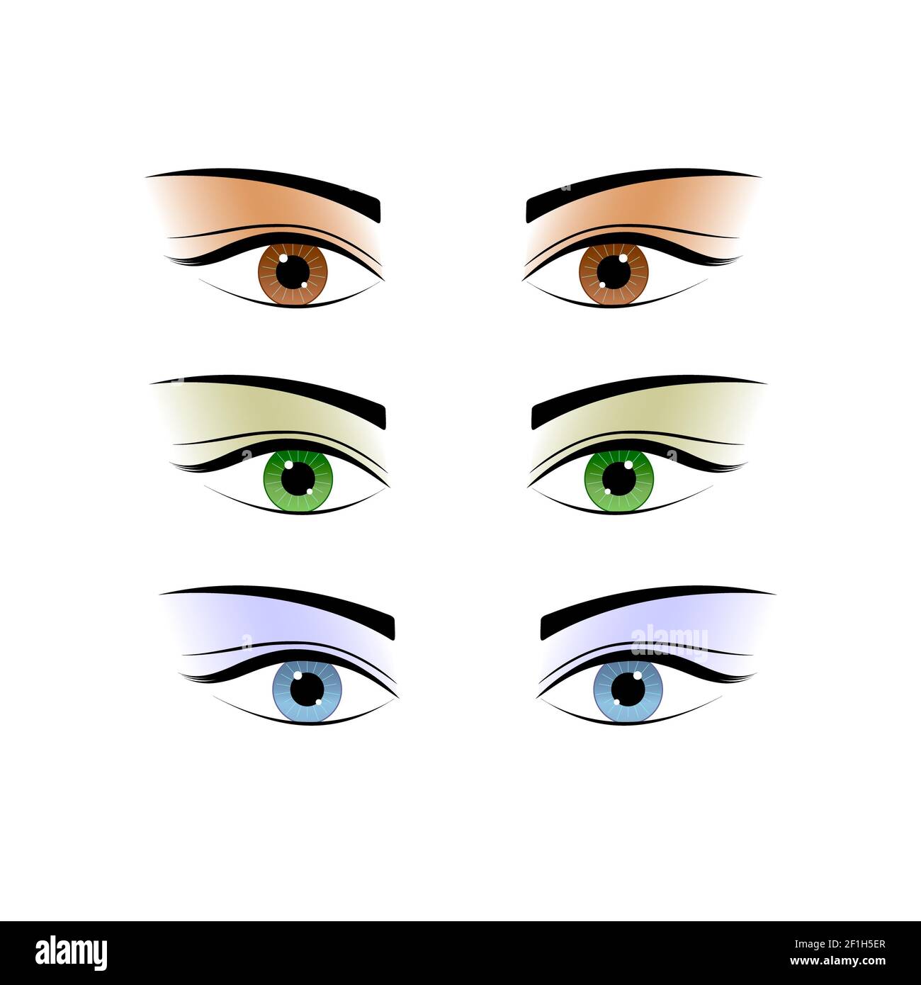 Different eye colors human hi-res stock photography and images - Alamy