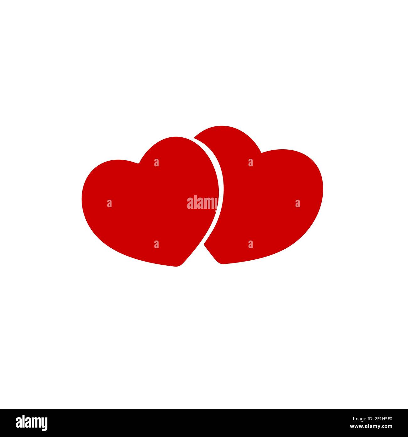 Vector background frame hearts Cut Out Stock Images & Pictures - Alamy