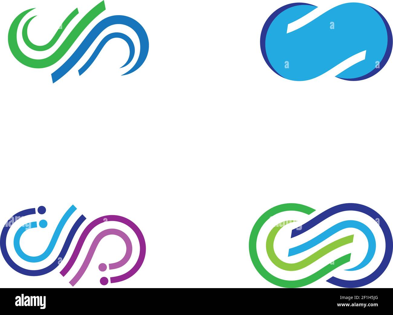 Infinity logo template vector icon illustration design Stock Vector ...