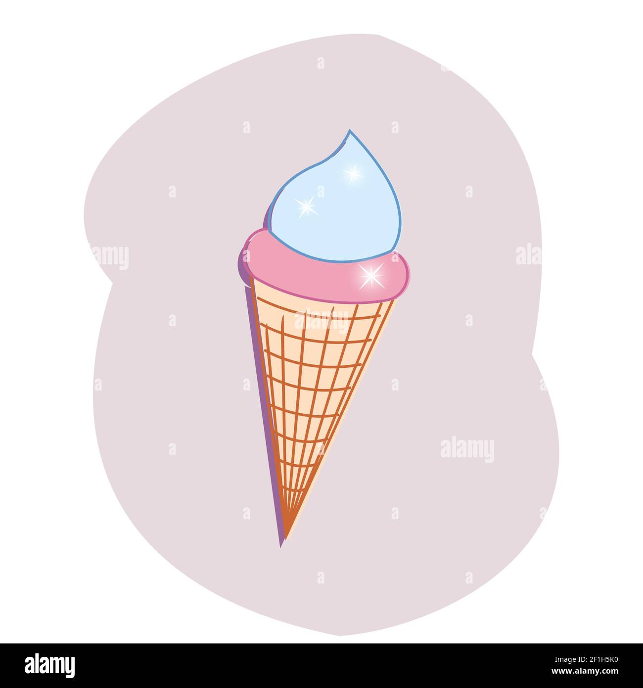 Ice Cream icon Stock Photo - Alamy