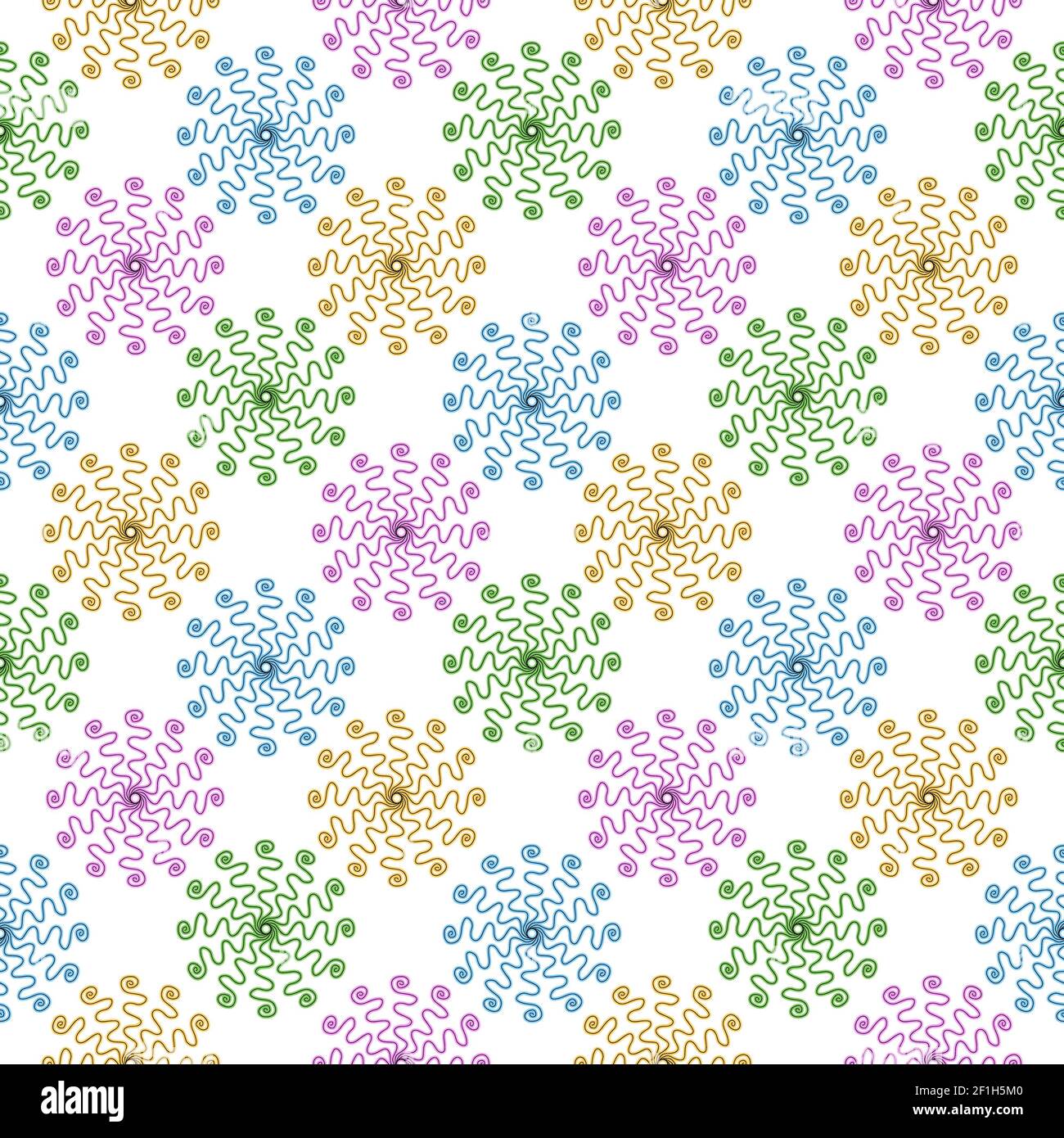 Seamless background pattern cartoon Cut Out Stock Images & Pictures - Alamy