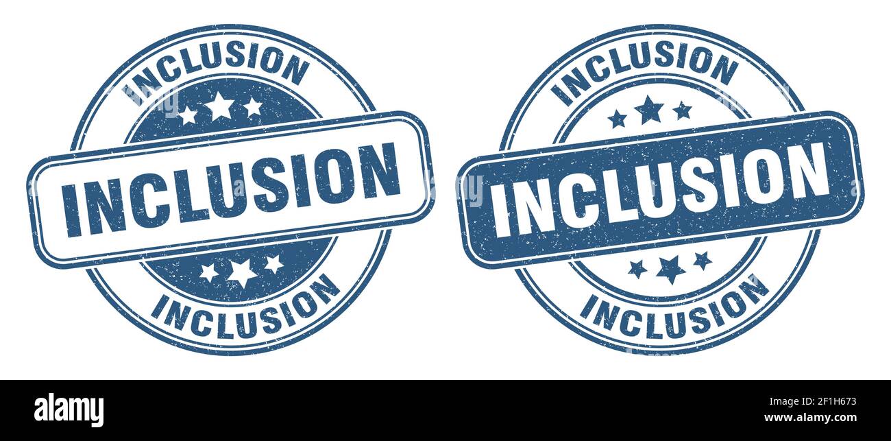 inclusion stamp. inclusion sign. round grunge label Stock Vector Image ...