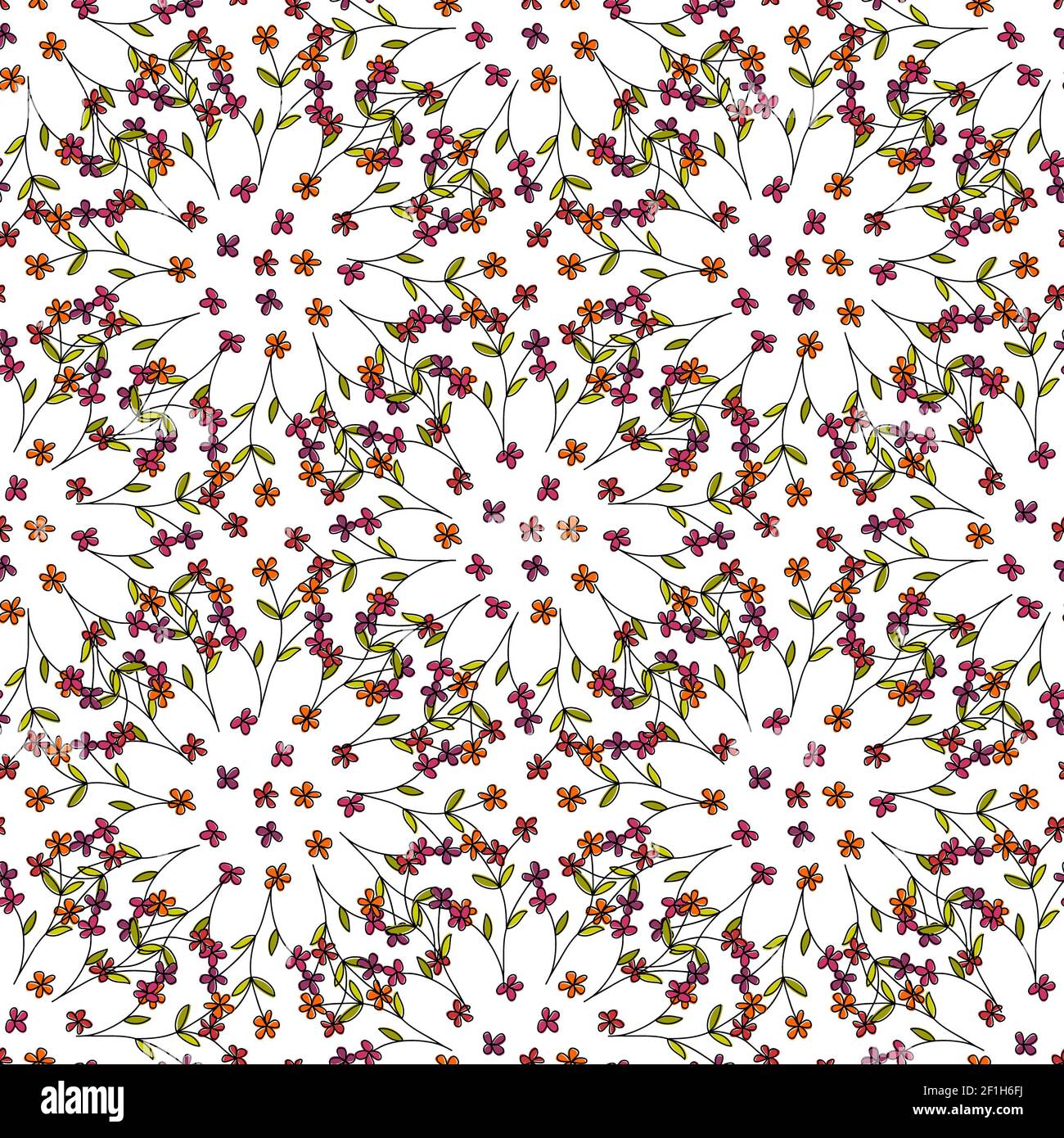 Beautiful orient style seamless pattern Stock Photo - Alamy