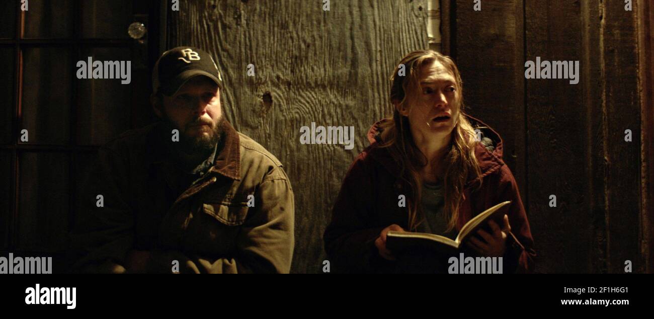 THE DARK AND THE WICKED, from left: Michael Abbott Jr., Marin Ireland ...