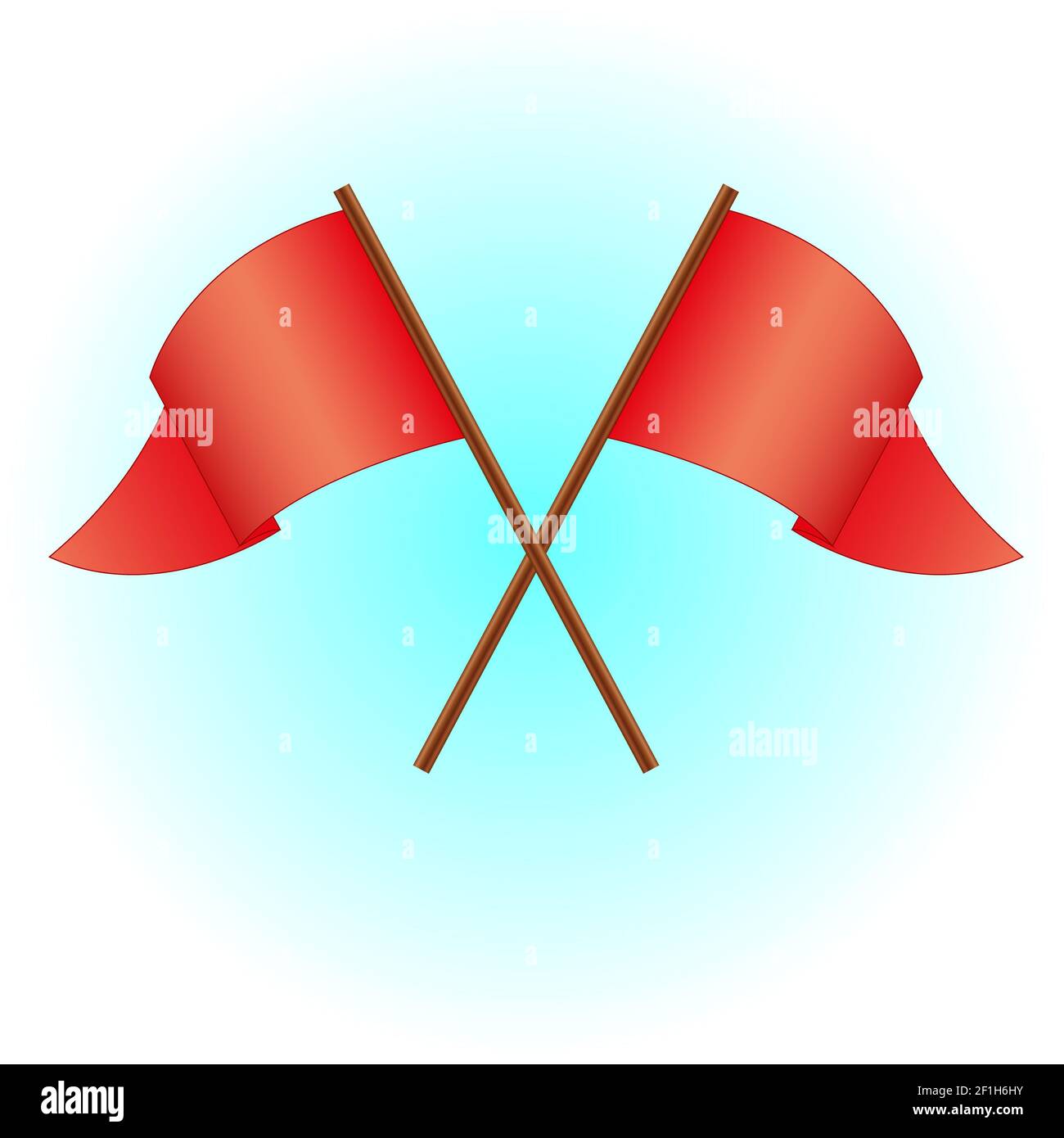 Triangle Flag Waving