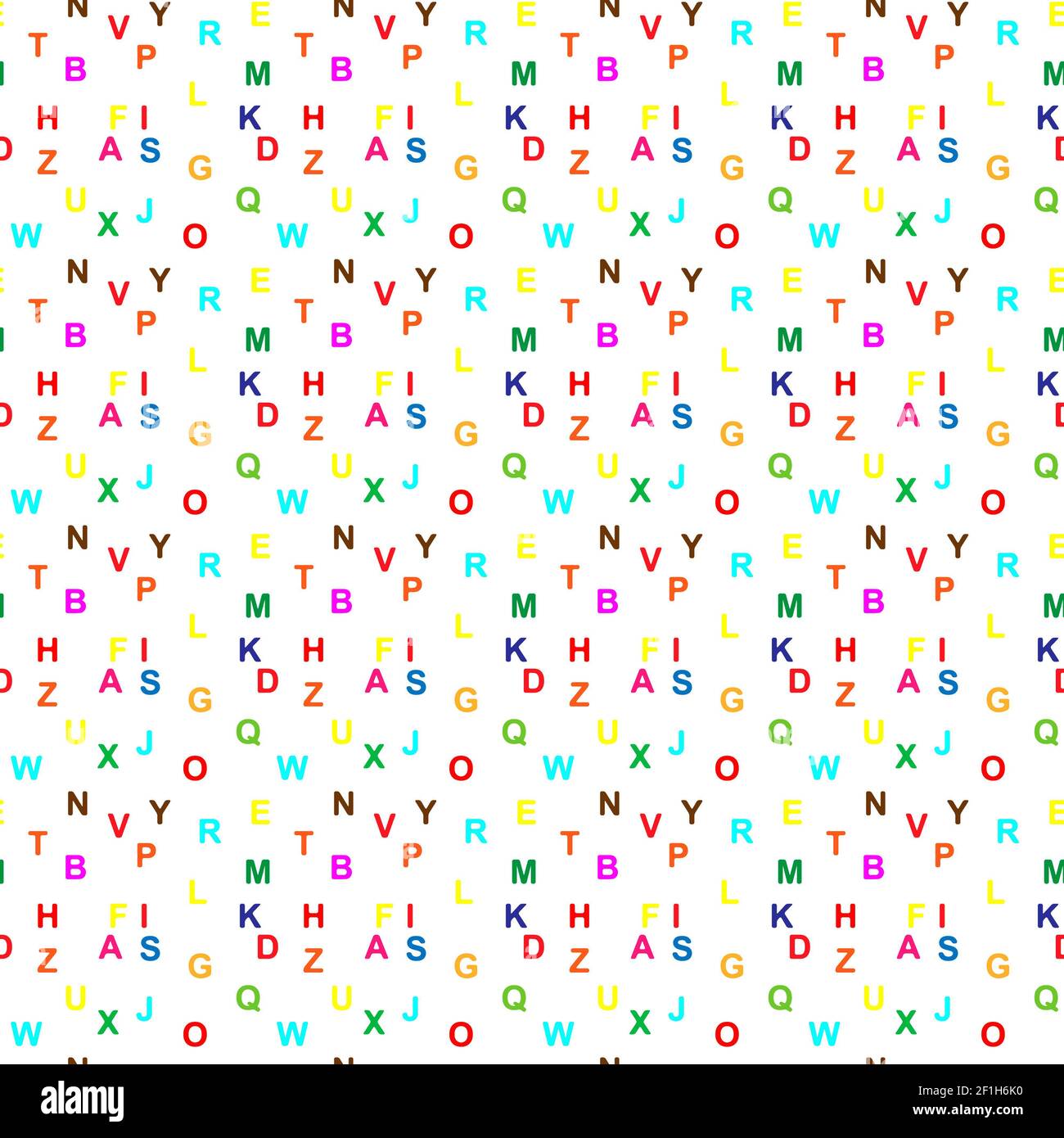 Alphabet seamless pattern hi-res stock photography and images - Alamy