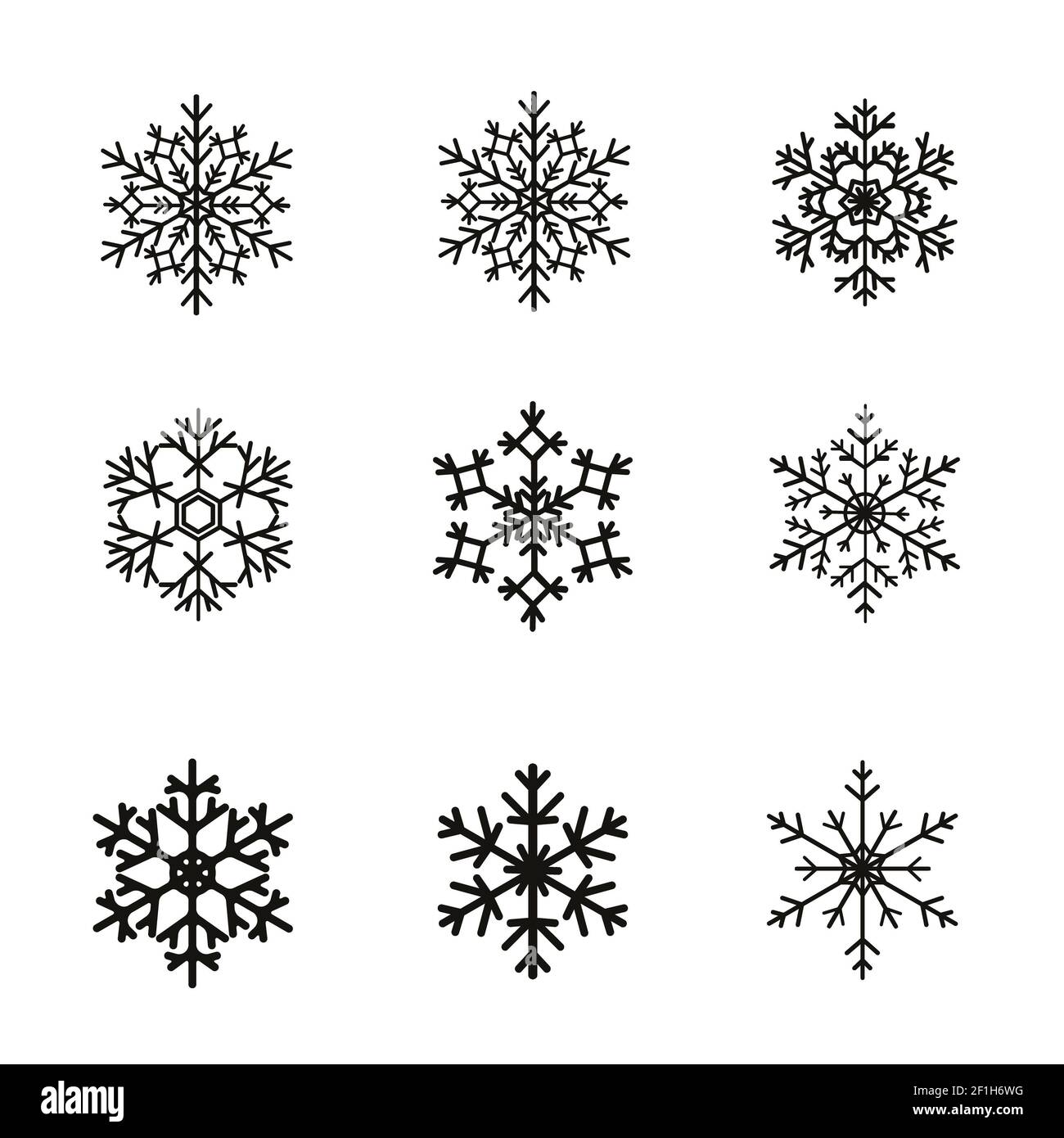 Set of silhouette vector hi-res stock photography and images - Alamy