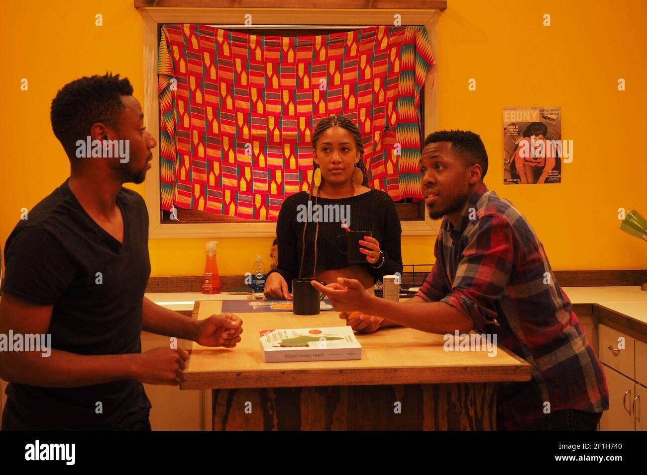 THE INHERITANCE, from left: Chris Jarell, Nozipho Mclean, Eric Lockley ...